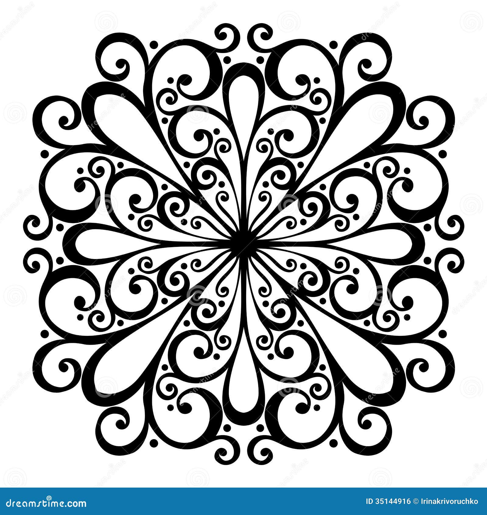 Beautiful Deco Square (Vector) Stock Vector - Illustration of graphic ...