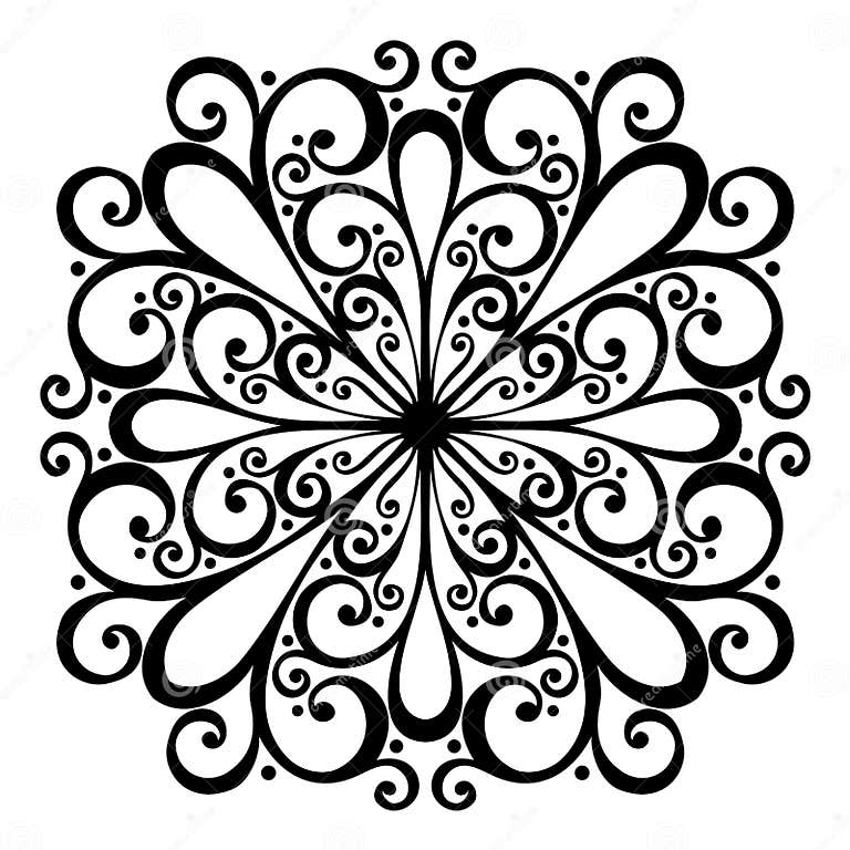 Beautiful Deco Square (Vector) Stock Vector - Illustration of graphic ...