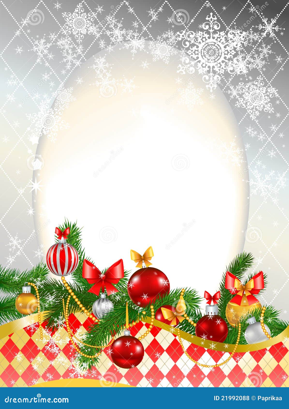 Beautiful Decorated Christmas Background Stock Vector - Illustration of ...