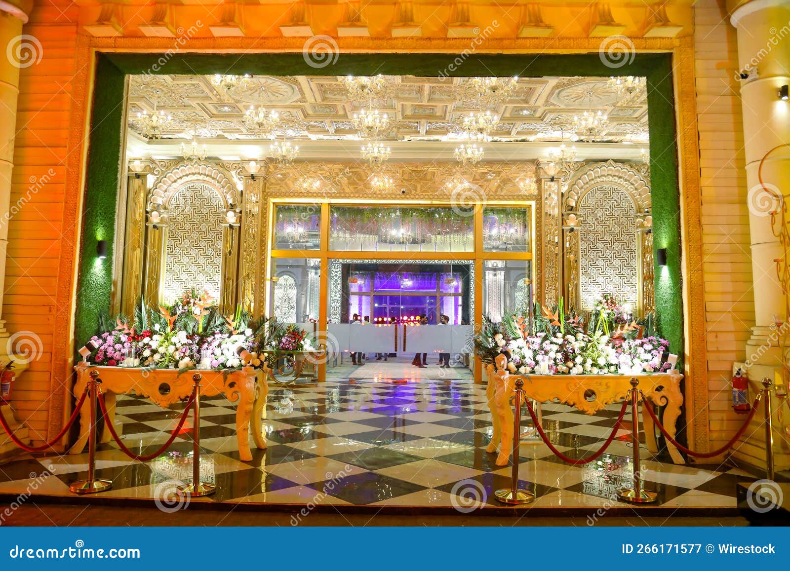 The Beautiful Decorations Cultural Program Stock Image - Image of ...
