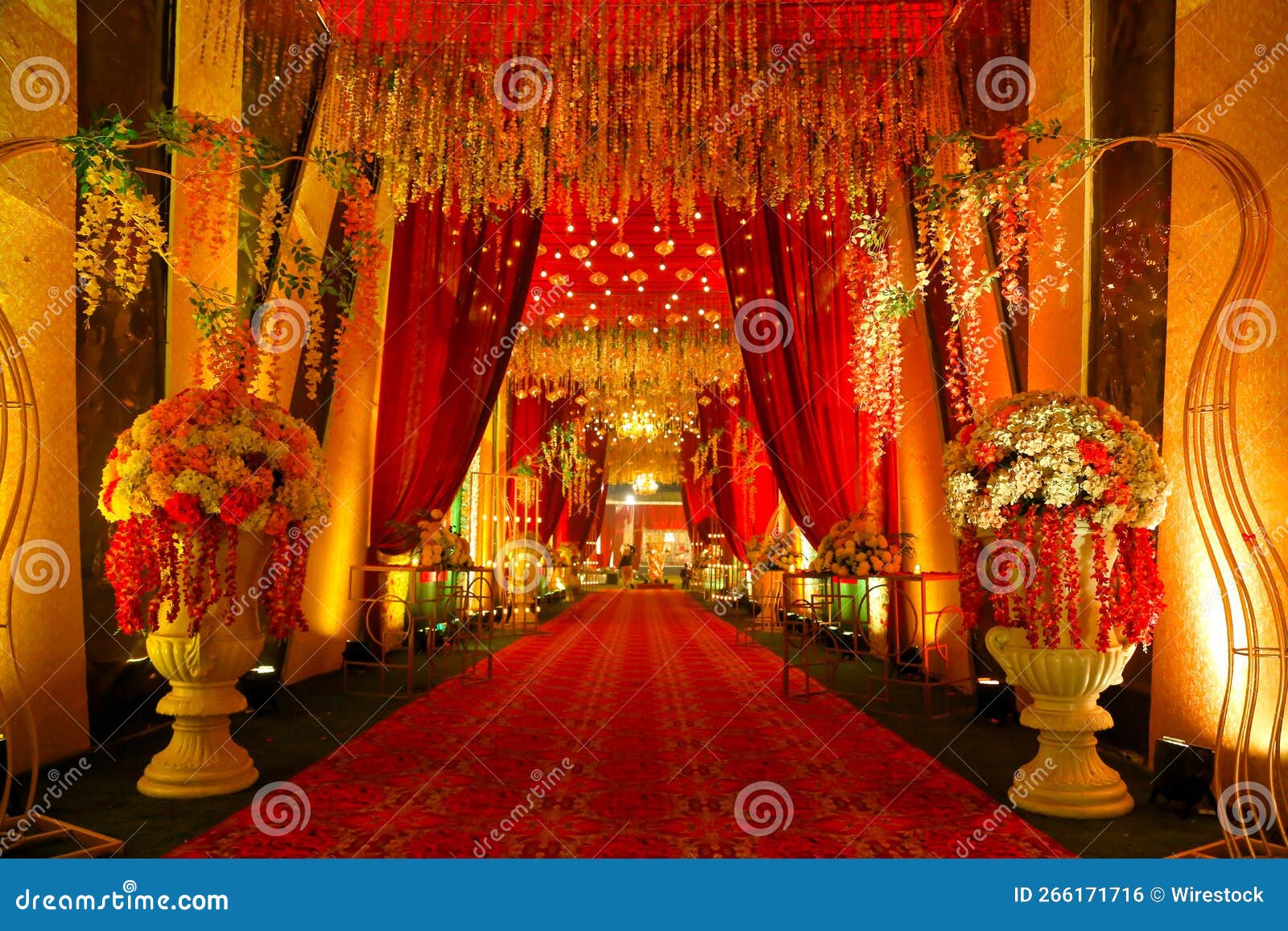 The Beautiful Decorations Cultural Program Stock Photo - Image of city ...