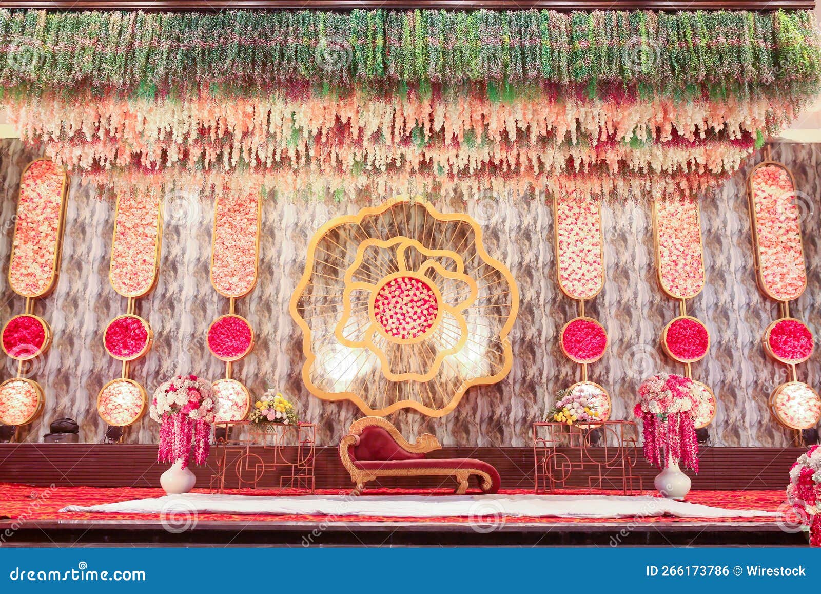 The Beautiful Decorations Cultural Program Stock Photo - Image of ...