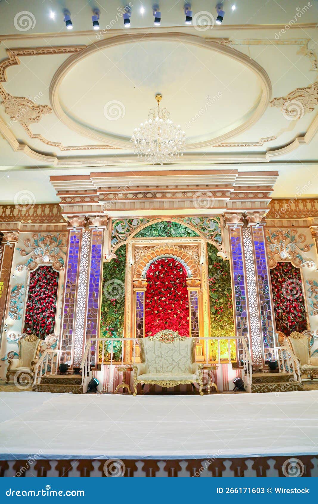 The Beautiful Decorations Cultural Program Stock Image - Image of ...