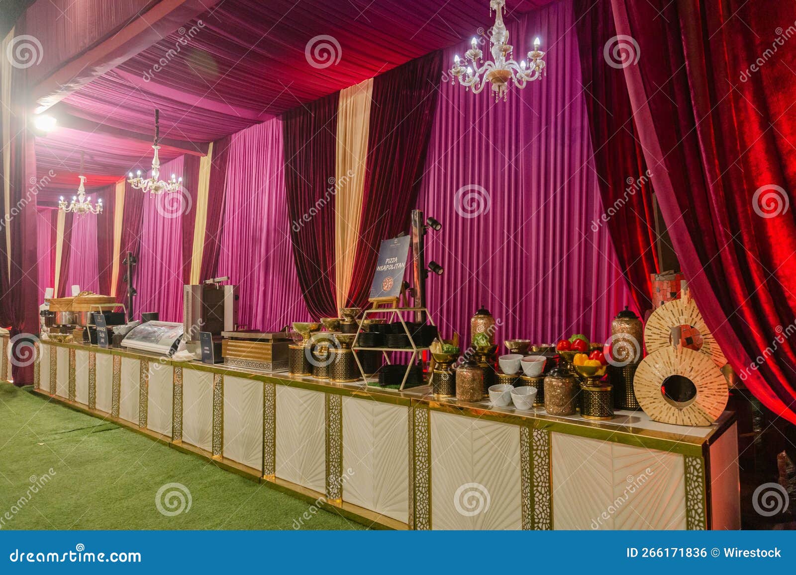 The Beautiful Decorations Cultural Program Stock Photo - Image of east ...