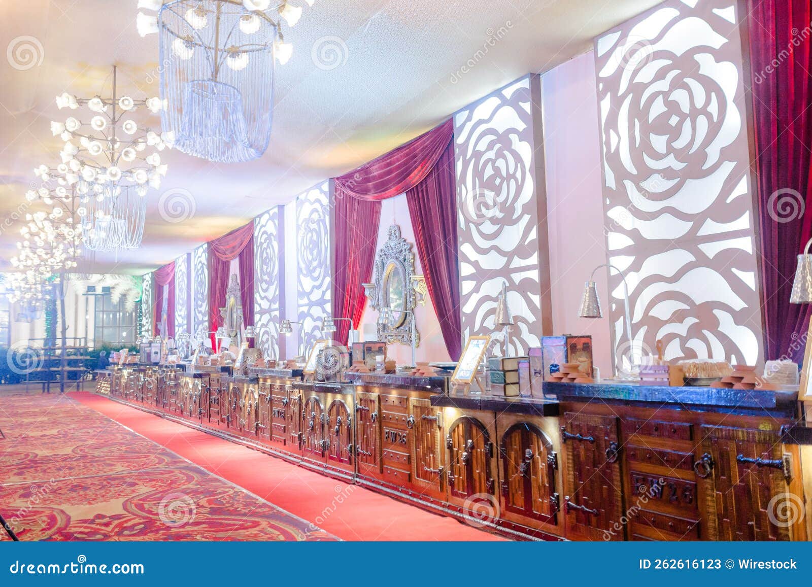 Wedding Decorations, Props, Candlelight Editorial Stock Photo - Image ...