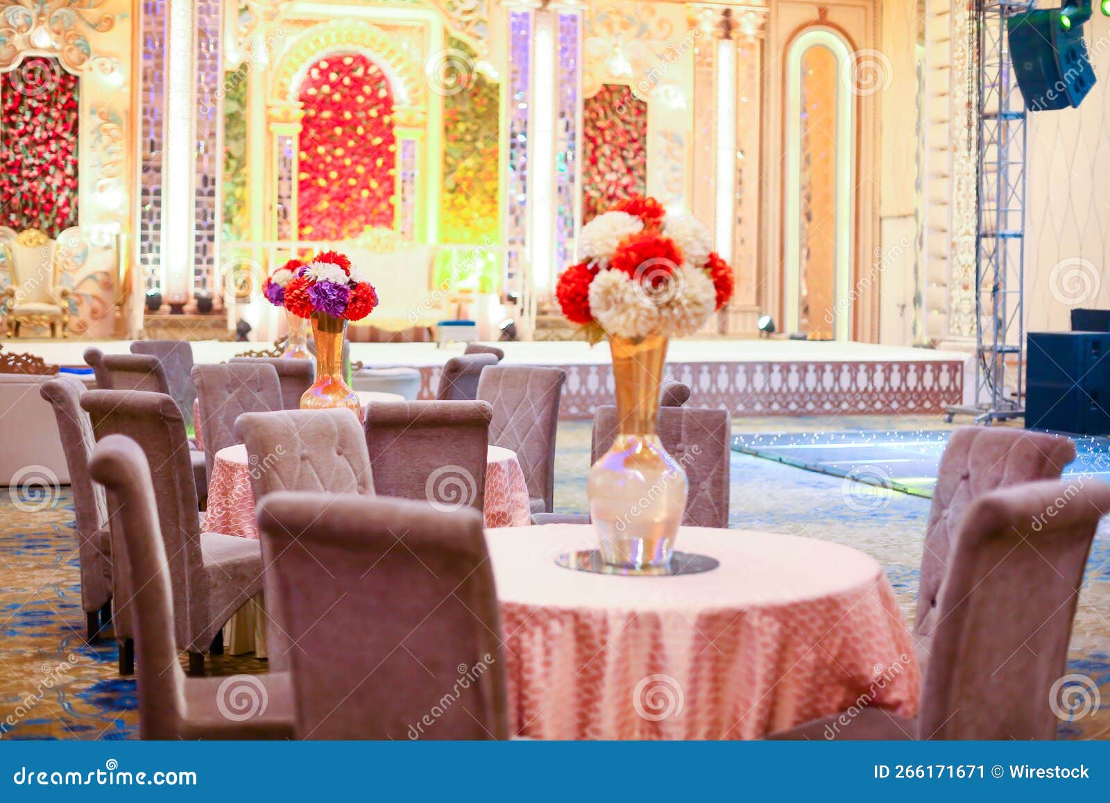 The Beautiful Decorations Cultural Program Stock Image - Image of ...