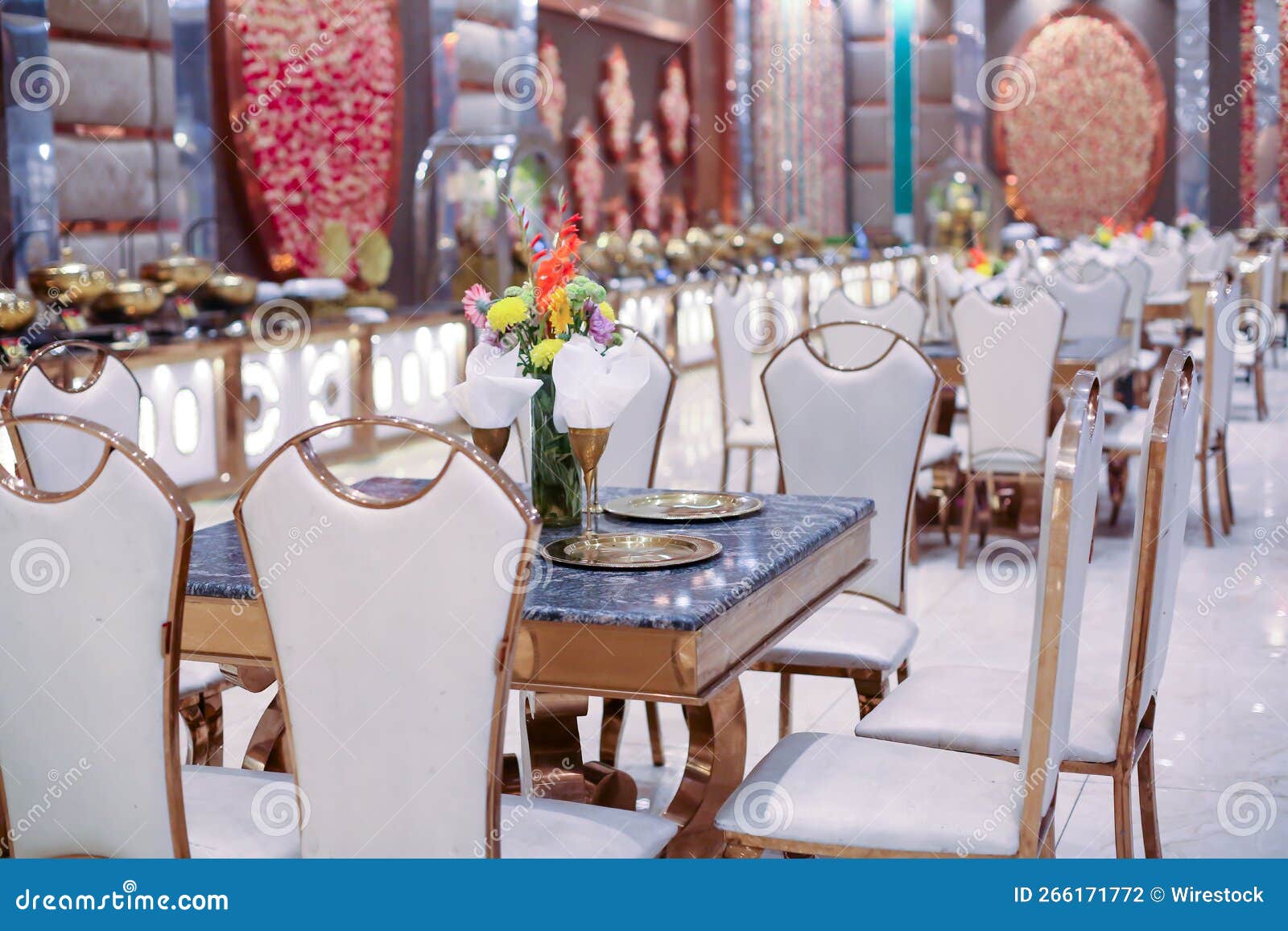 The Beautiful Decorations Cultural Program Stock Photo - Image of ...