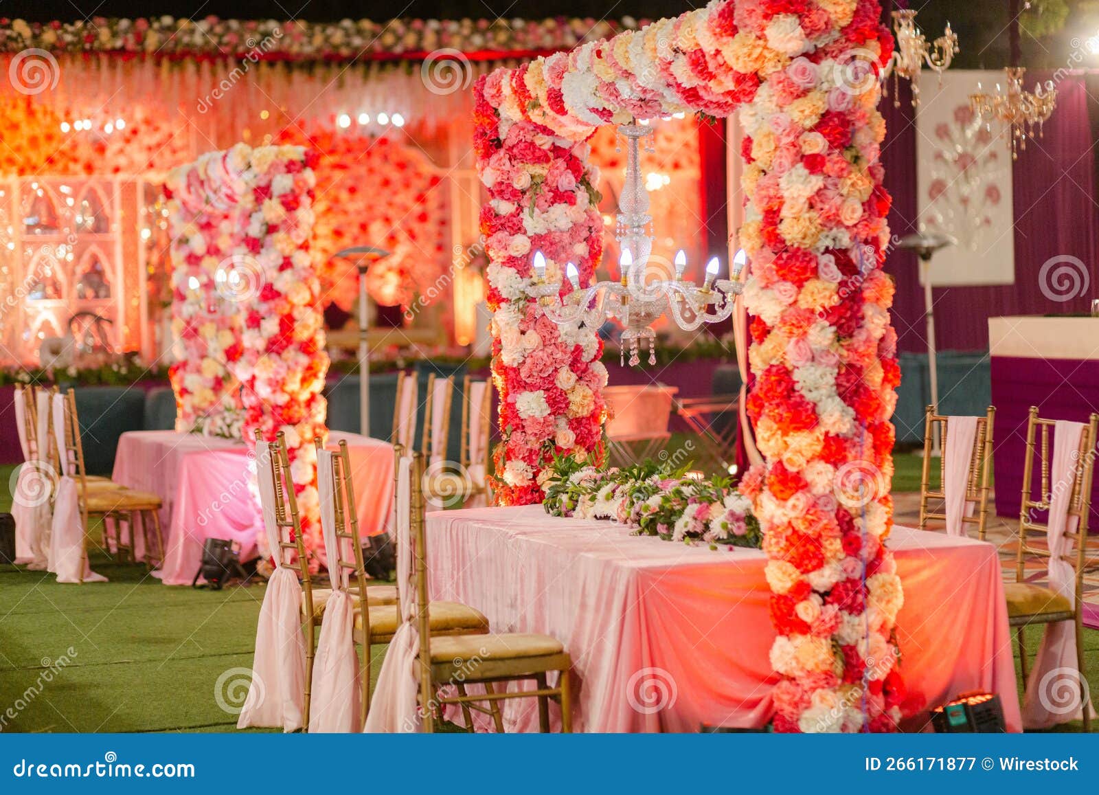 The Beautiful Decorations Cultural Program Stock Image - Image of ...