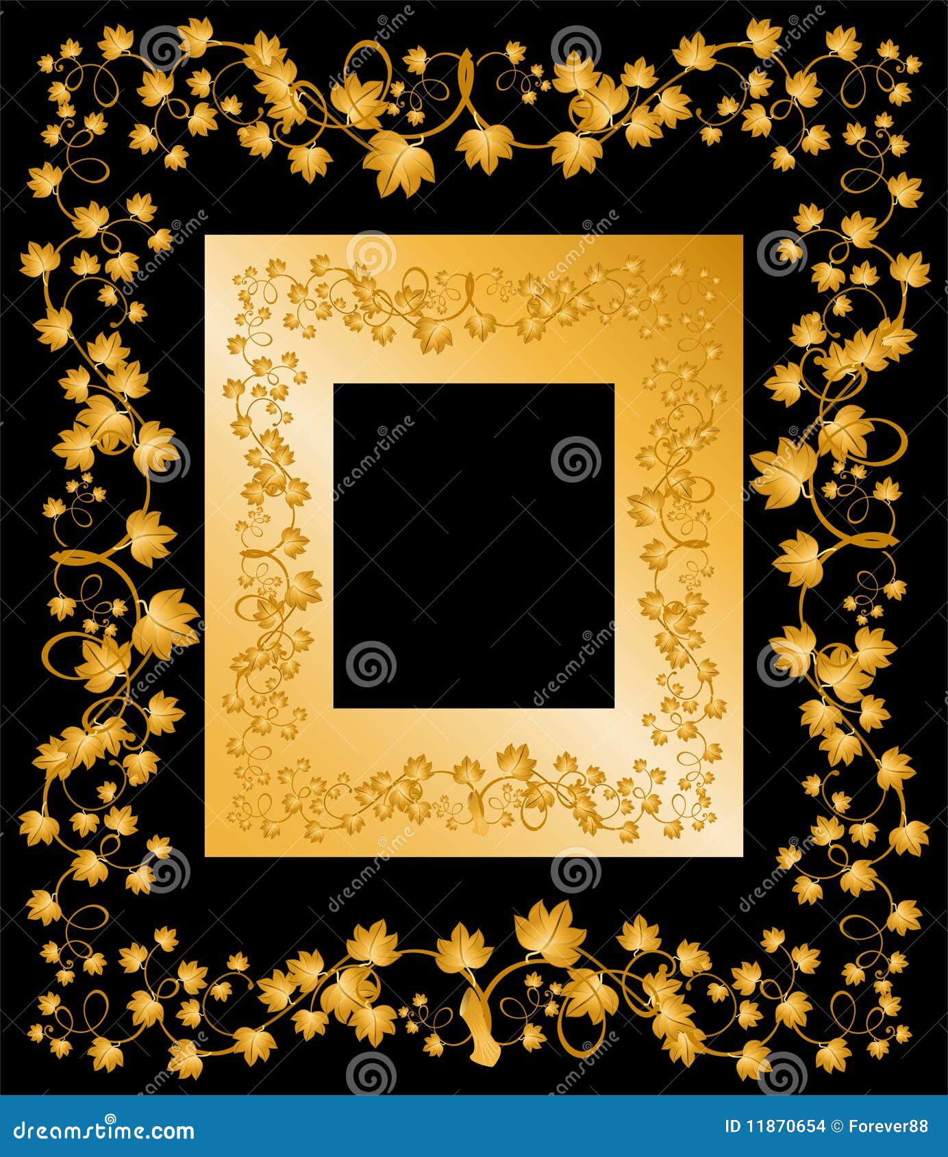 Beautiful Decorative Framework Stock Vector - Illustration of romantic ...