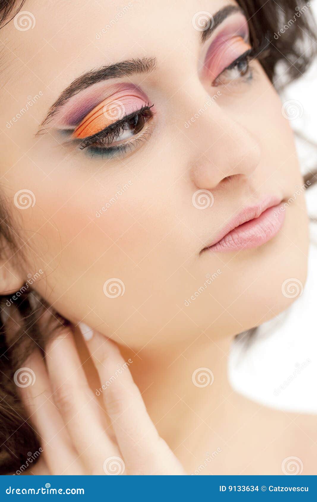 Beautiful delicate woman stock photo. Image of portrait - 9133634