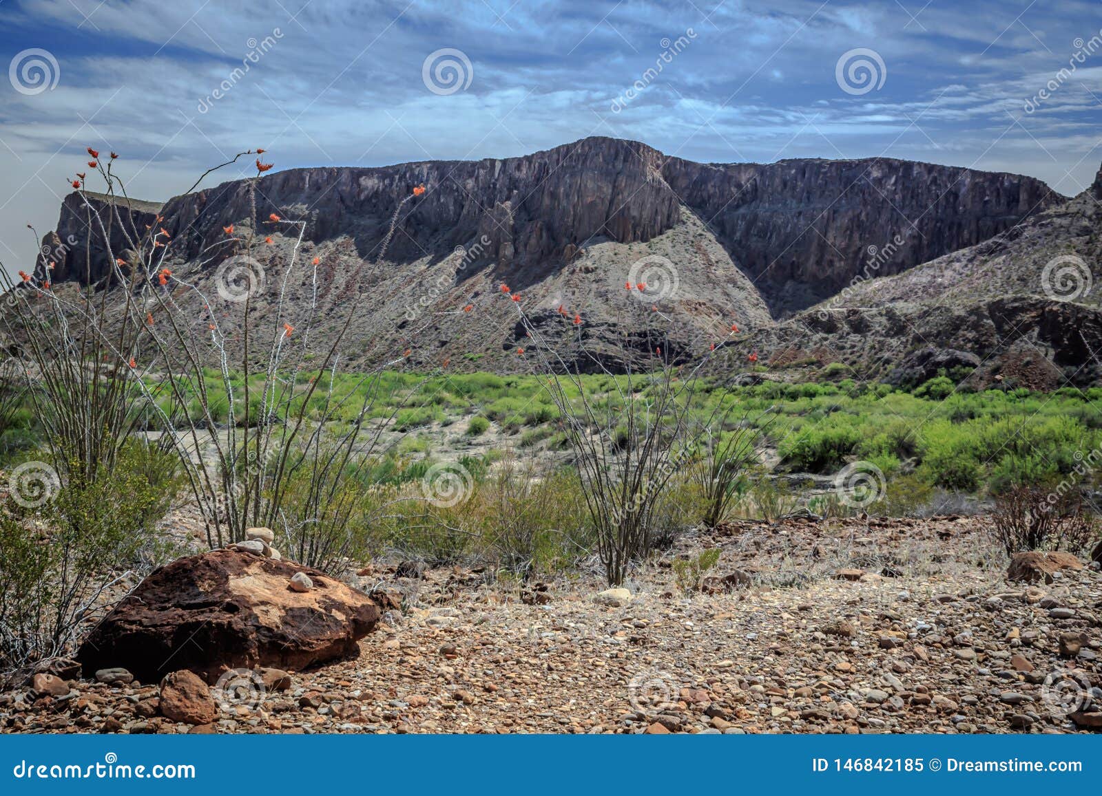 Beautiful Desert Color stock image. Image of hill, blue - 146842185
