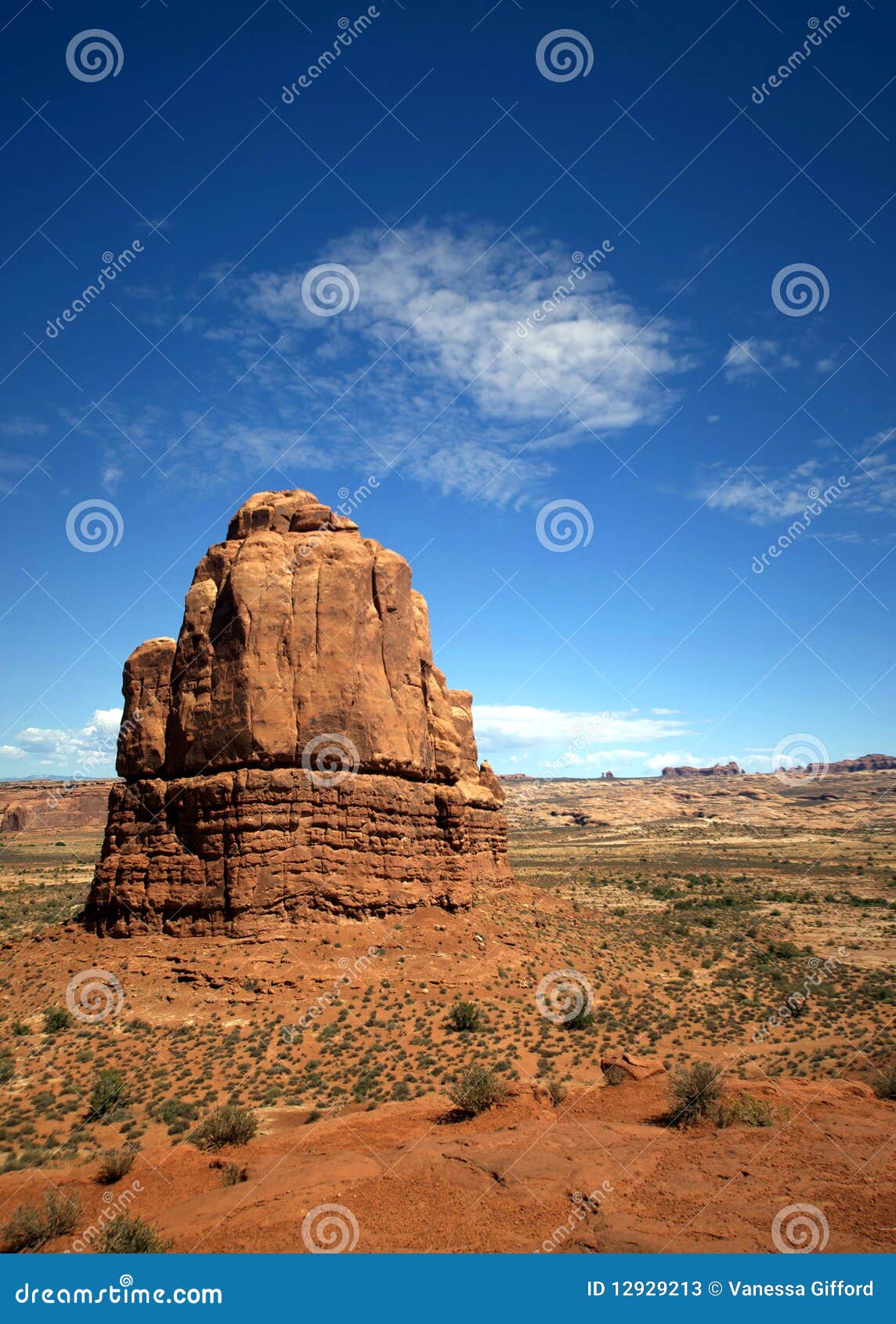 Beautiful Desert Scene stock image. Image of landscape - 12929213