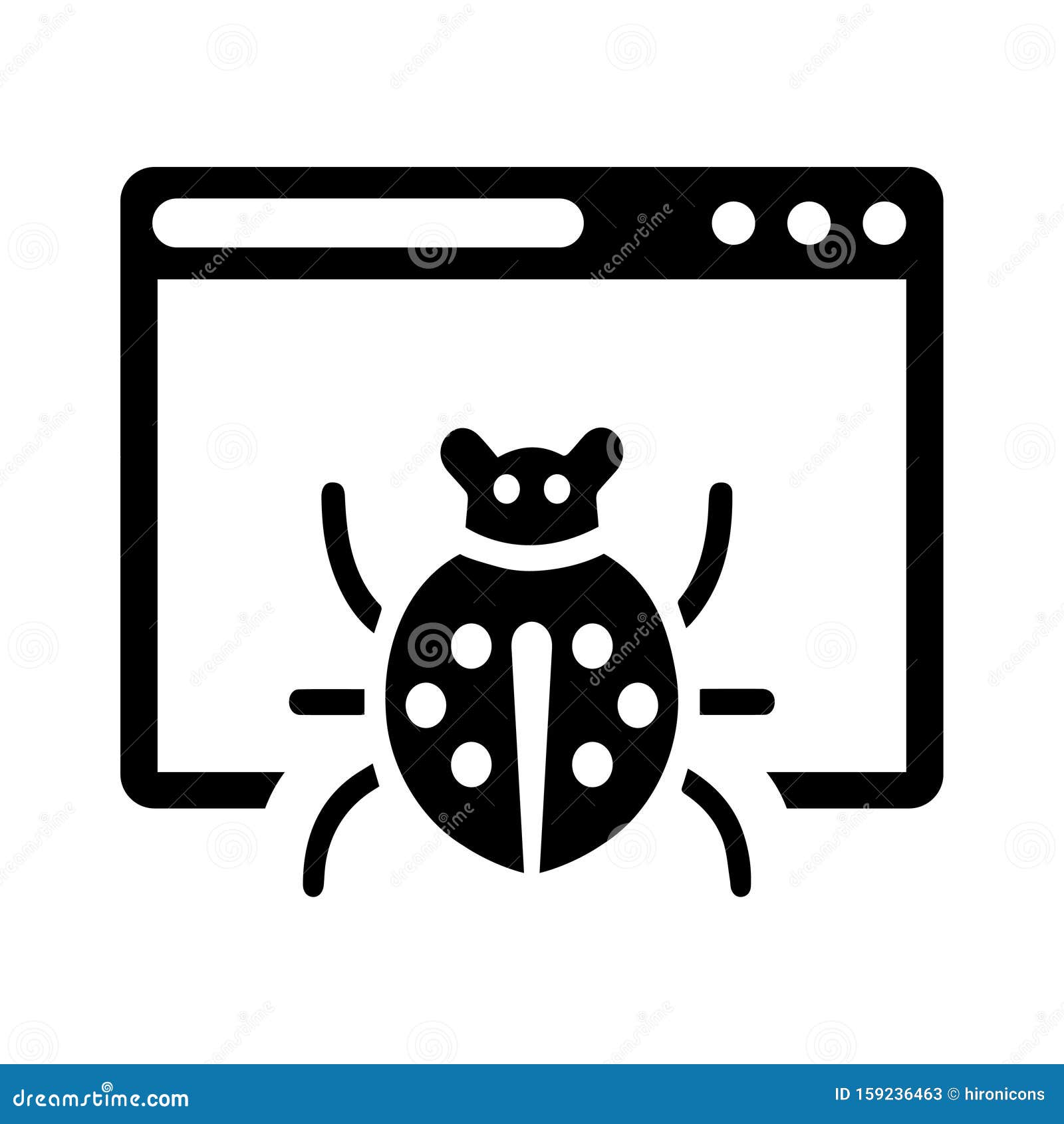 Computer, Bug, Fixing, Repair, Virus Icon Stock Illustration ...