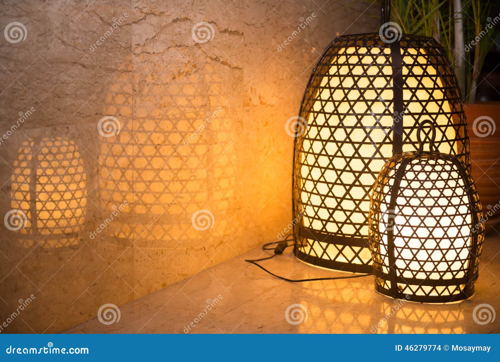 Beautiful Design Lantern in Room Stock Photo - Image of idea, lantern ...