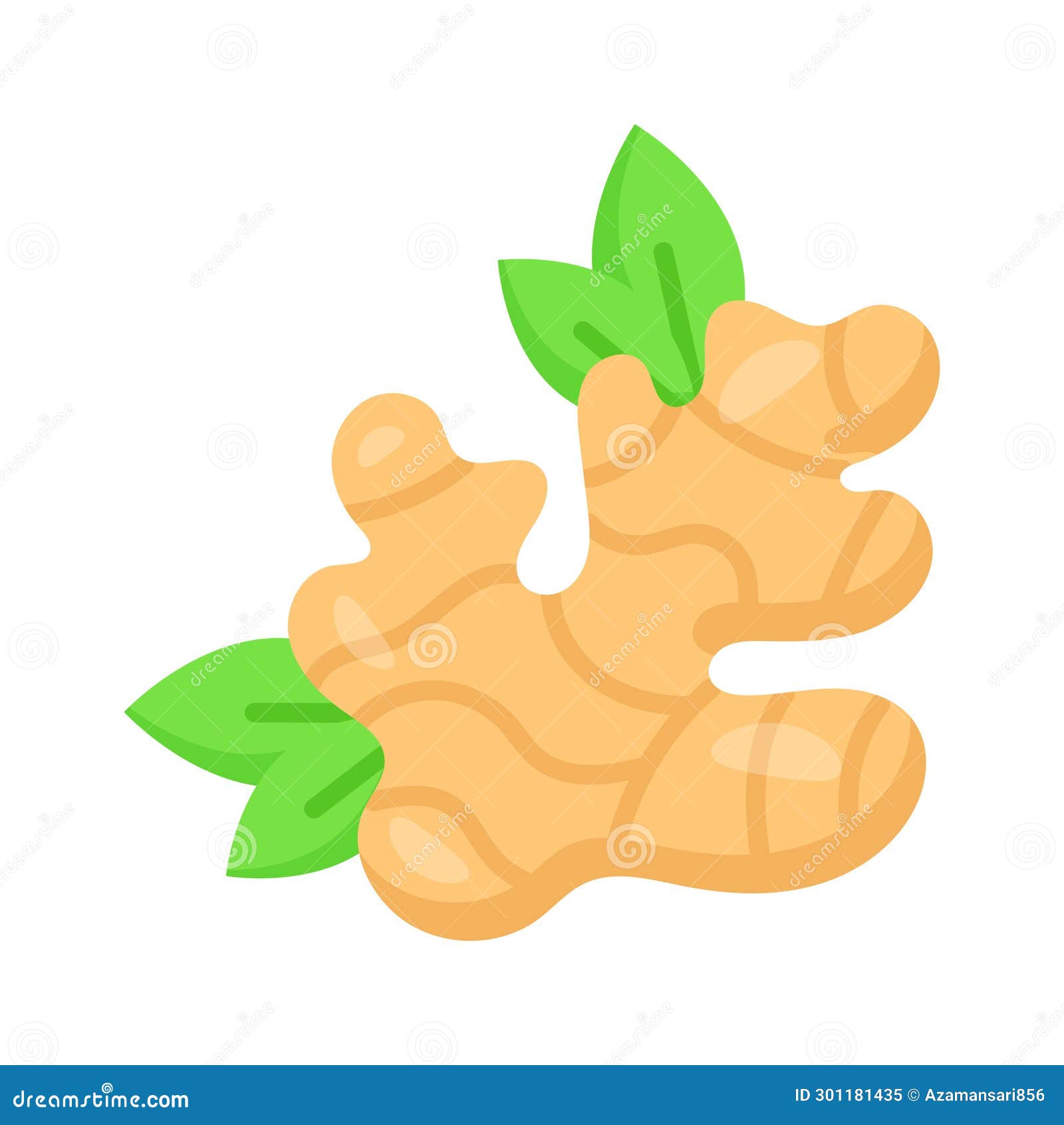 Beautiful Designed Ginger Icon in Trendy Flat Style, Ready for Premium ...