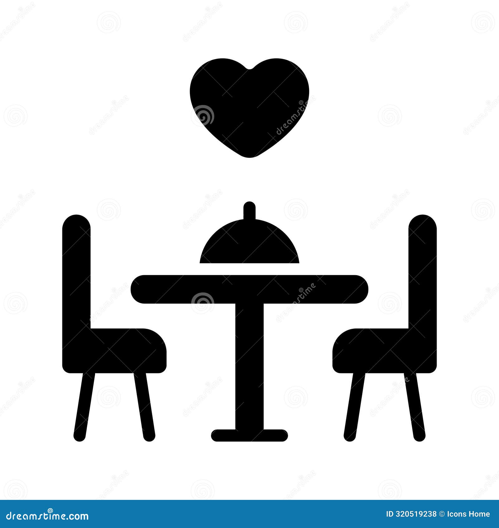 Beautiful Designed Vector of Romantic Dinner, Ready To Use Icon Stock ...