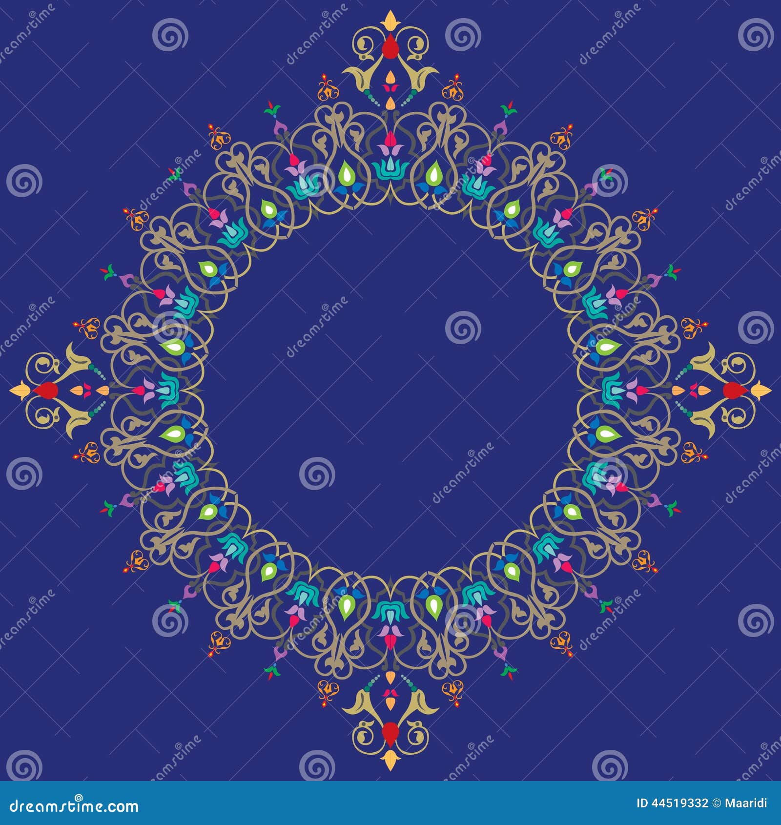 Beautiful Detailed Empty Frame Cartoon Vector | CartoonDealer.com #44518575