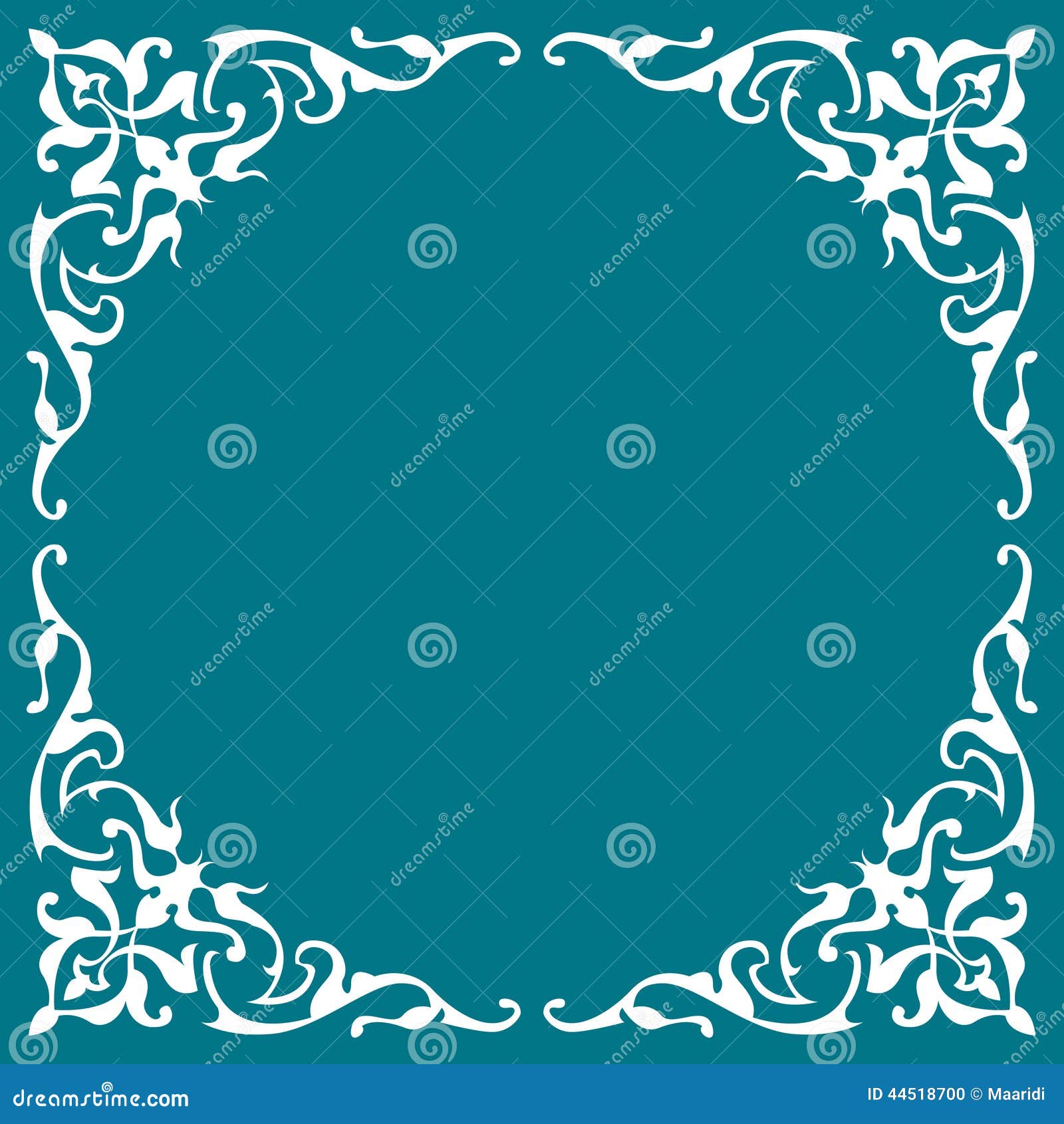 Beautiful Detailed Empty Frame Stock Vector - Illustration of empty ...