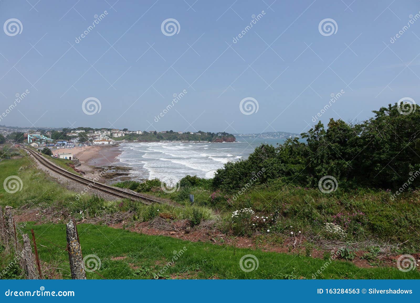 Beautiful Devon Landscape in the Middle of Summer Stock Image - Image ...