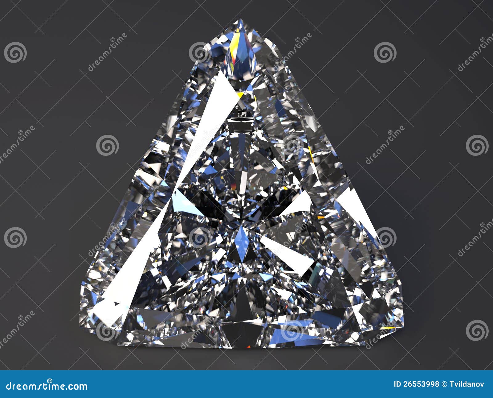 Beautiful diamond render stock photo. Image of blue, idyllic - 26553998