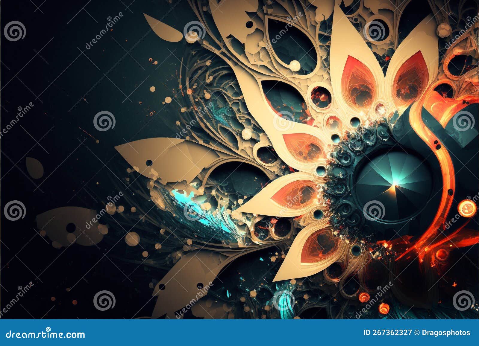 A Beautiful Digital Abstract Mesmerizing Wallpaper Background Design ...
