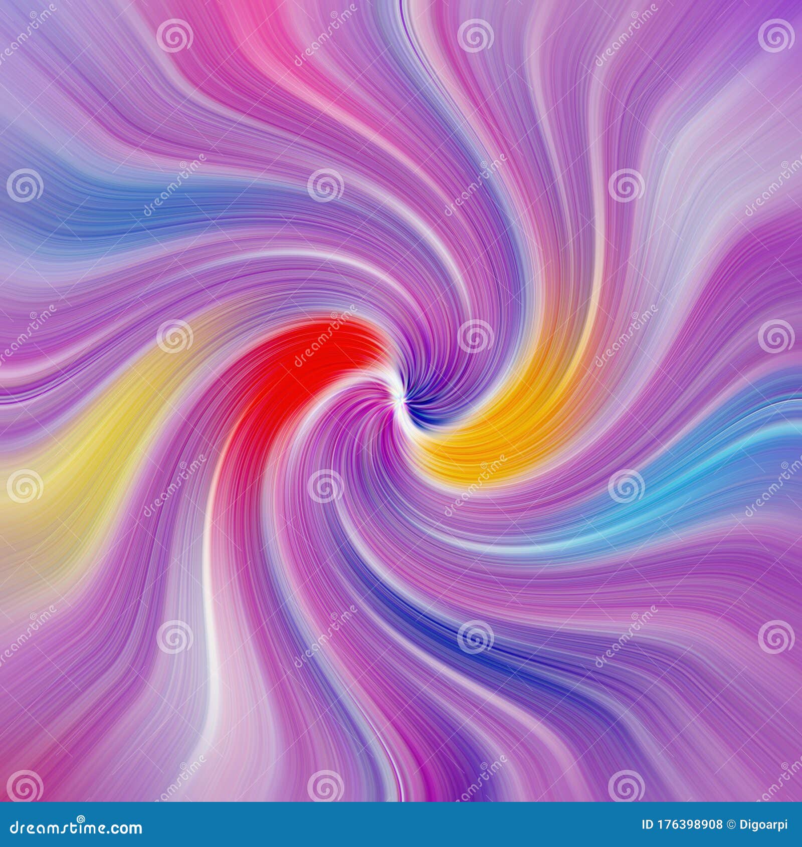 Beautiful Digital Art, Illustration Curved Lines Stock Photo - Image of ...