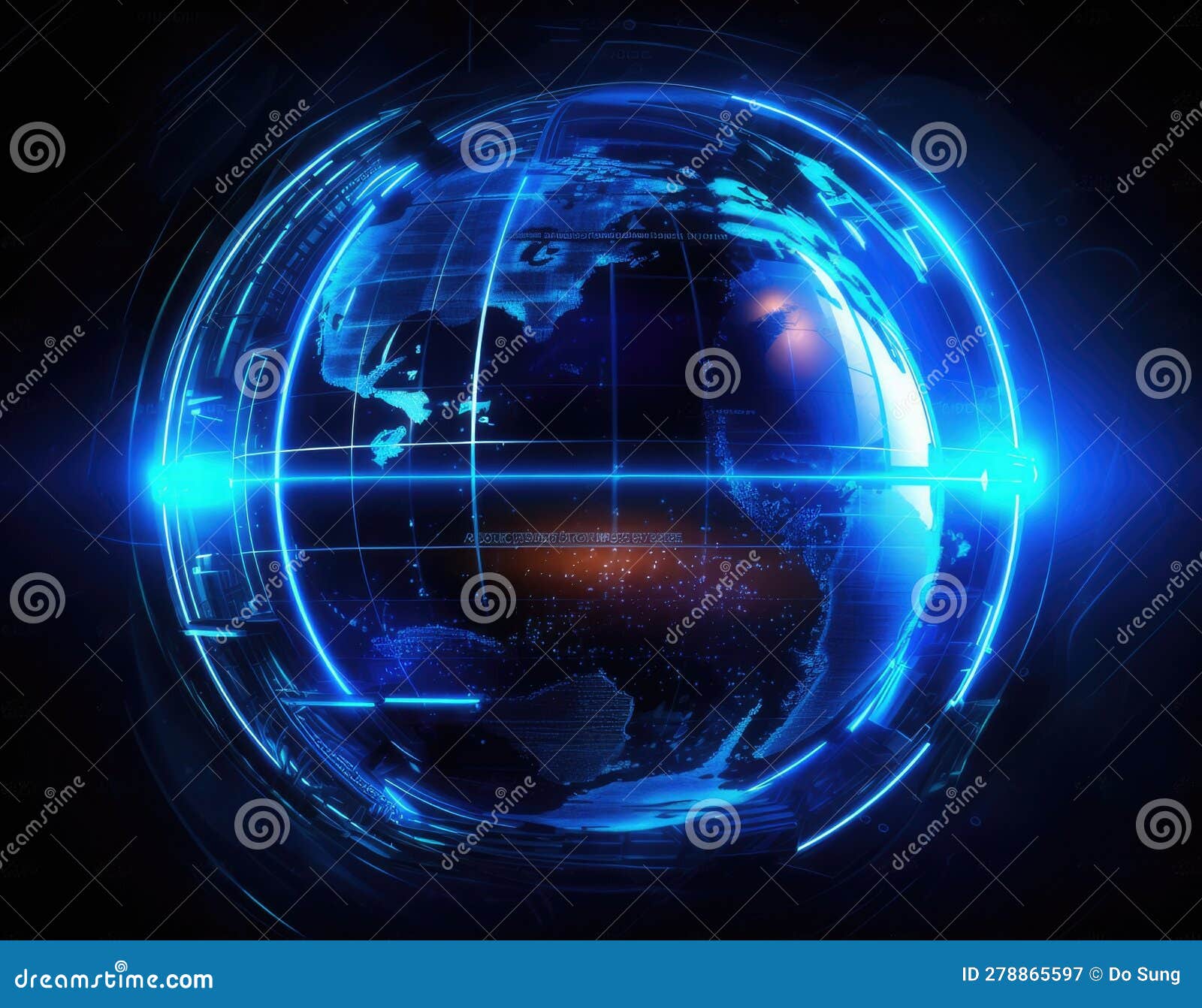 Beautiful Digital Background Stock Image - Image of environment ...