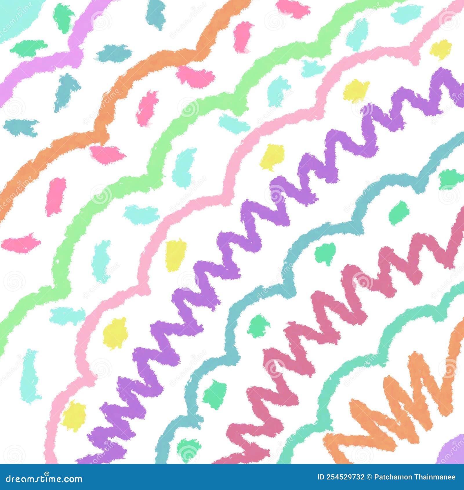 Beautiful Digital Hand Drawn Fabric Pattern Image for Background or ...