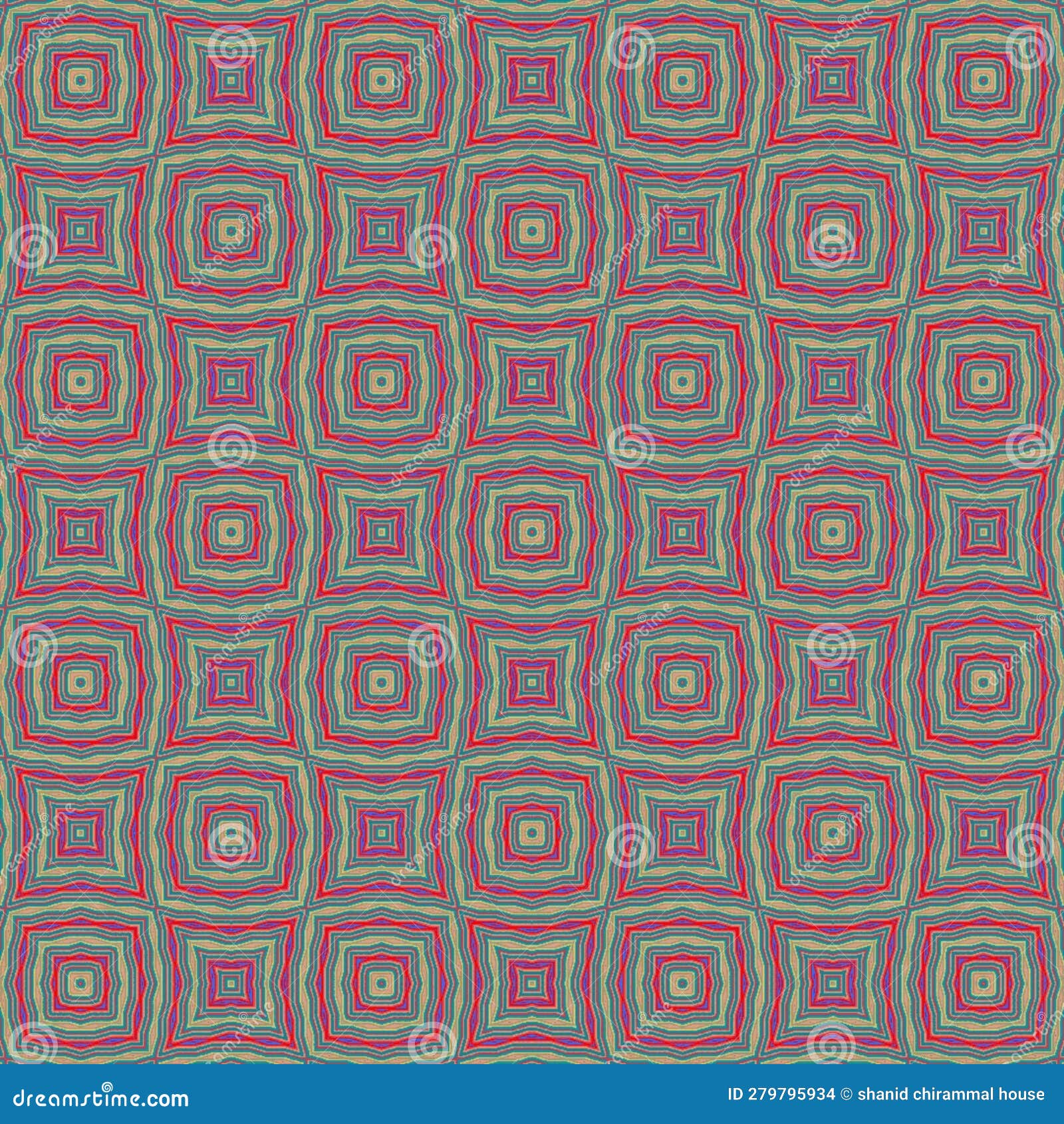 Beautiful Digital Seamless Repeat Surface Pattern Design Illustration ...