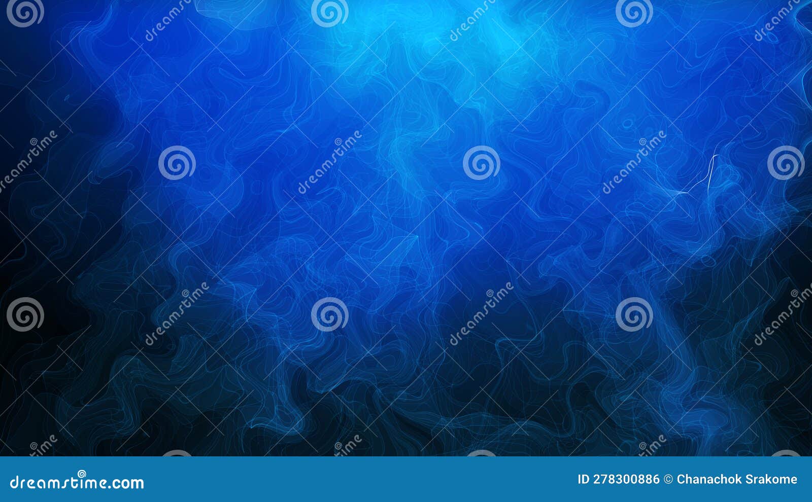 Beautiful Distorted Digital Abstract Background with Wave Line on Blue ...