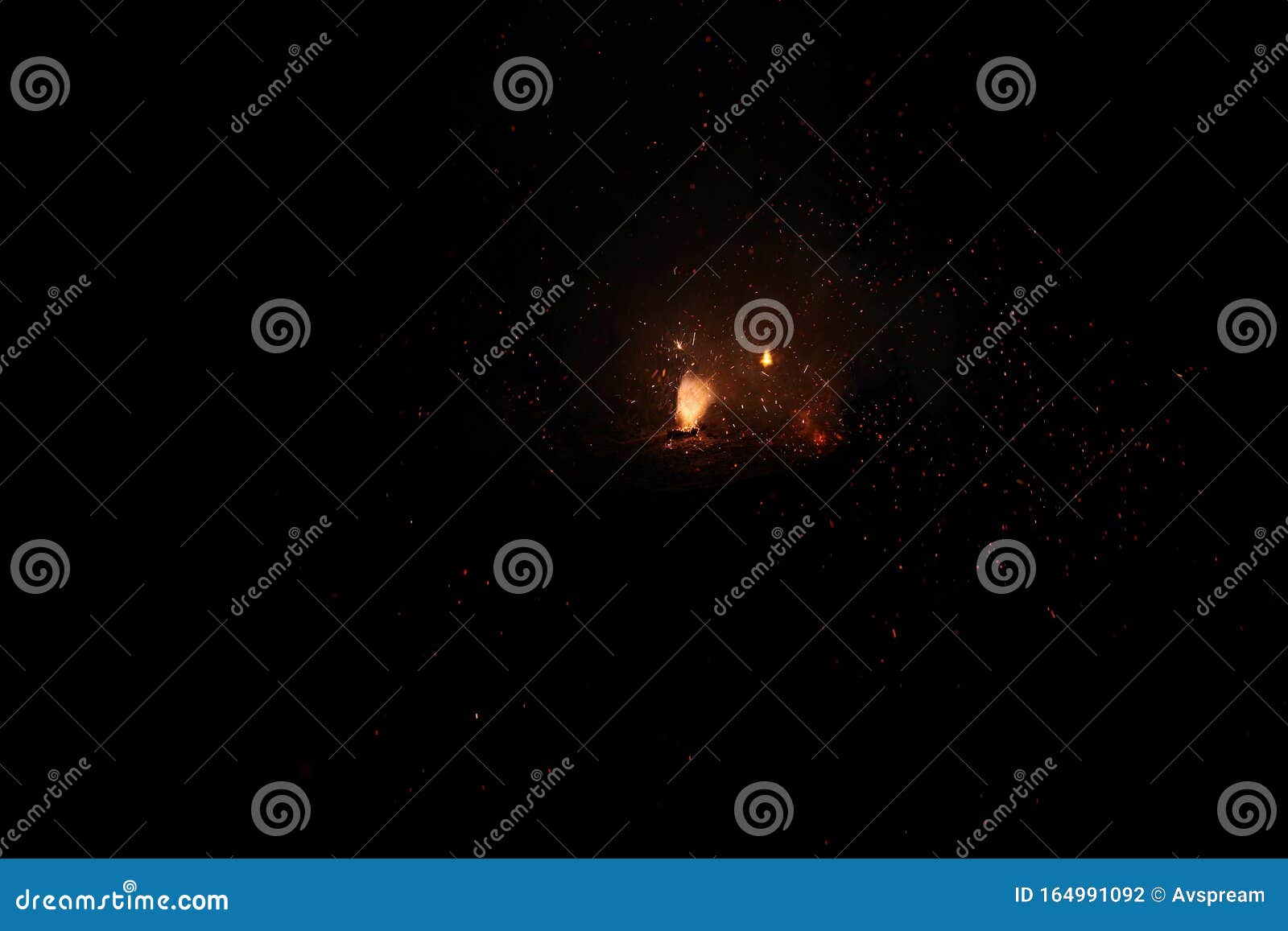 Beautiful Diwali Glowing Firecracker, Fire of Cracker Explosion on ...