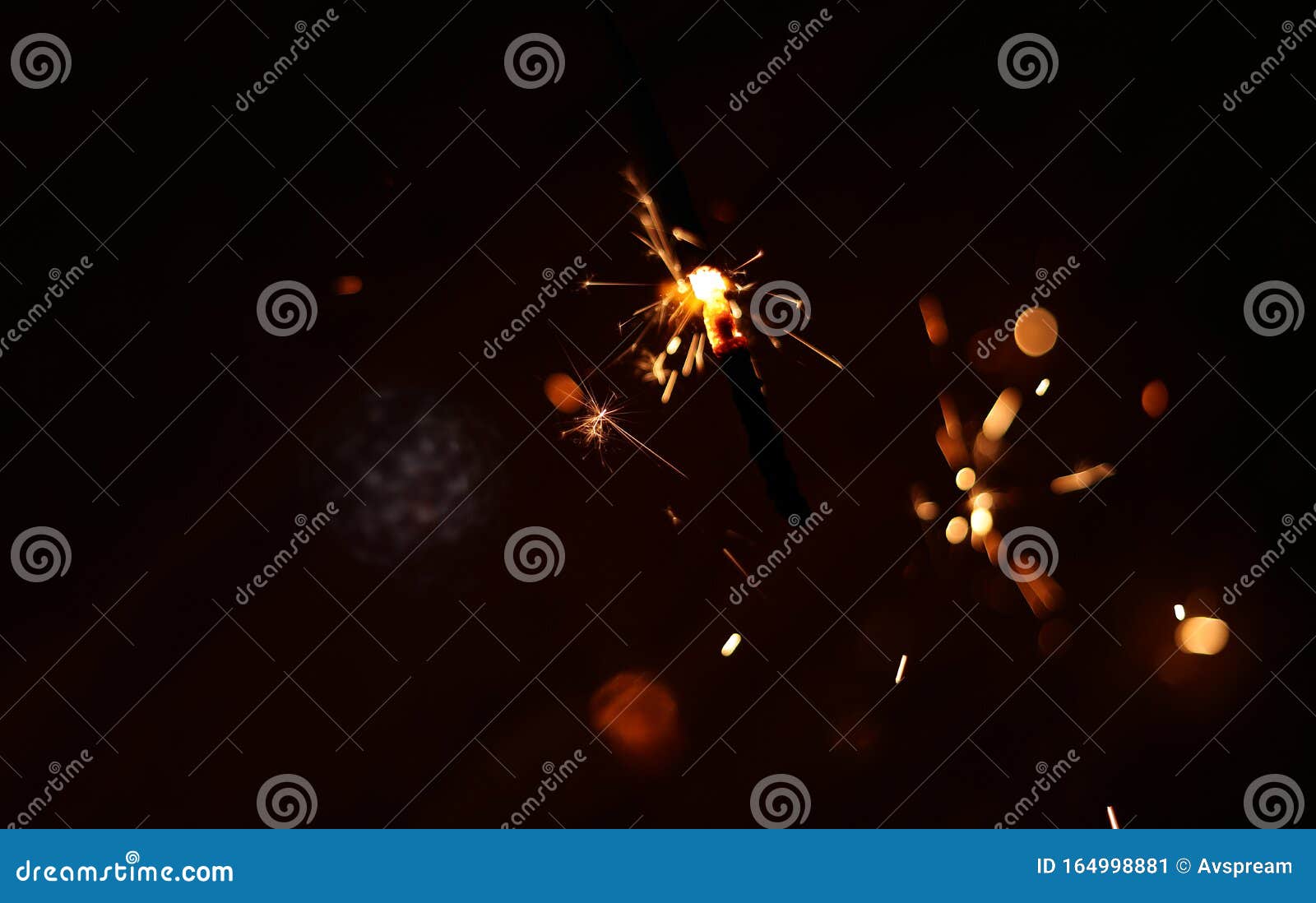 Beautiful Diwali Glowing Firecracker, Fire of Cracker Explosion on ...