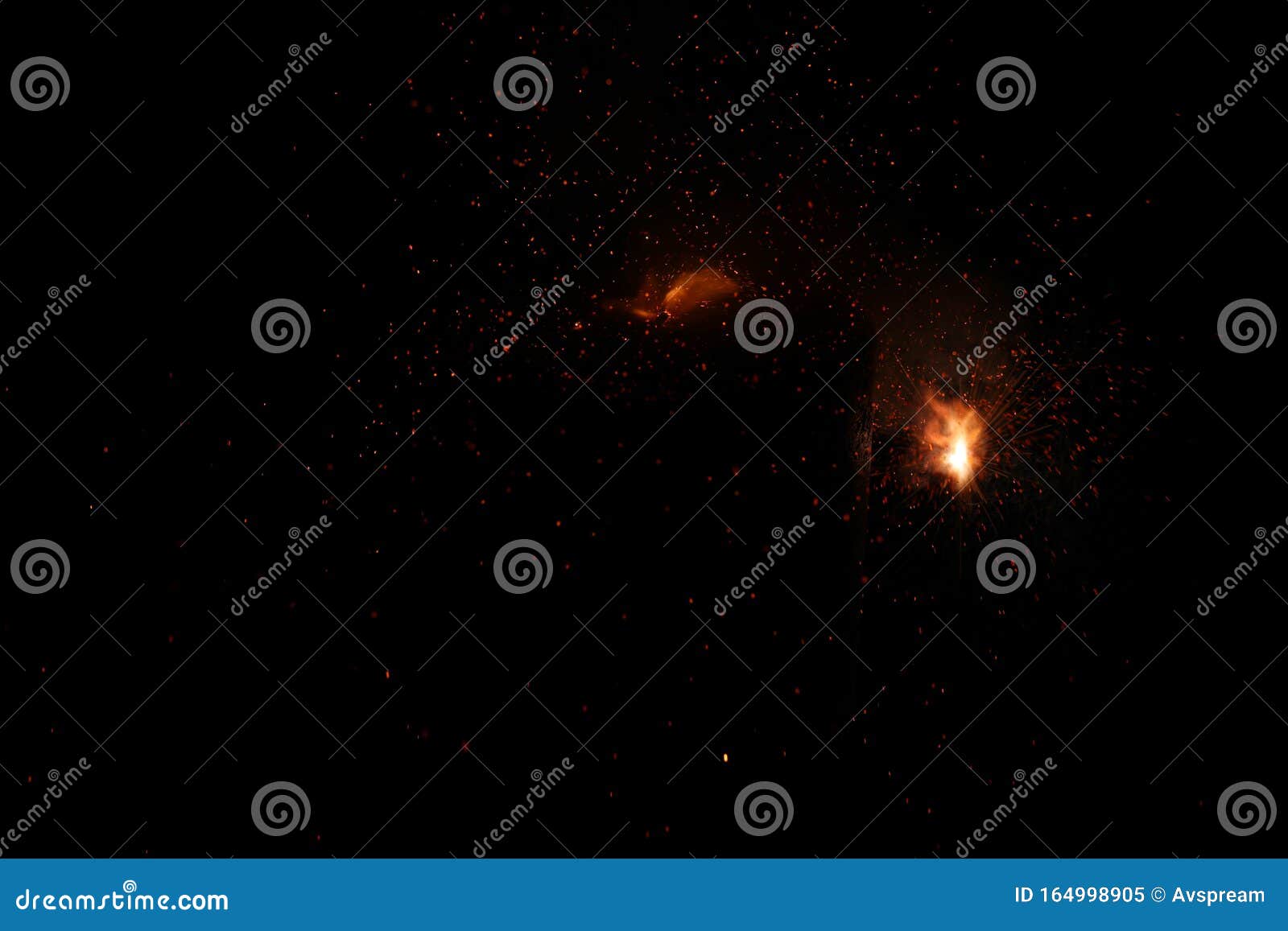 Beautiful Diwali Glowing Firecracker, Fire of Cracker Explosion on ...