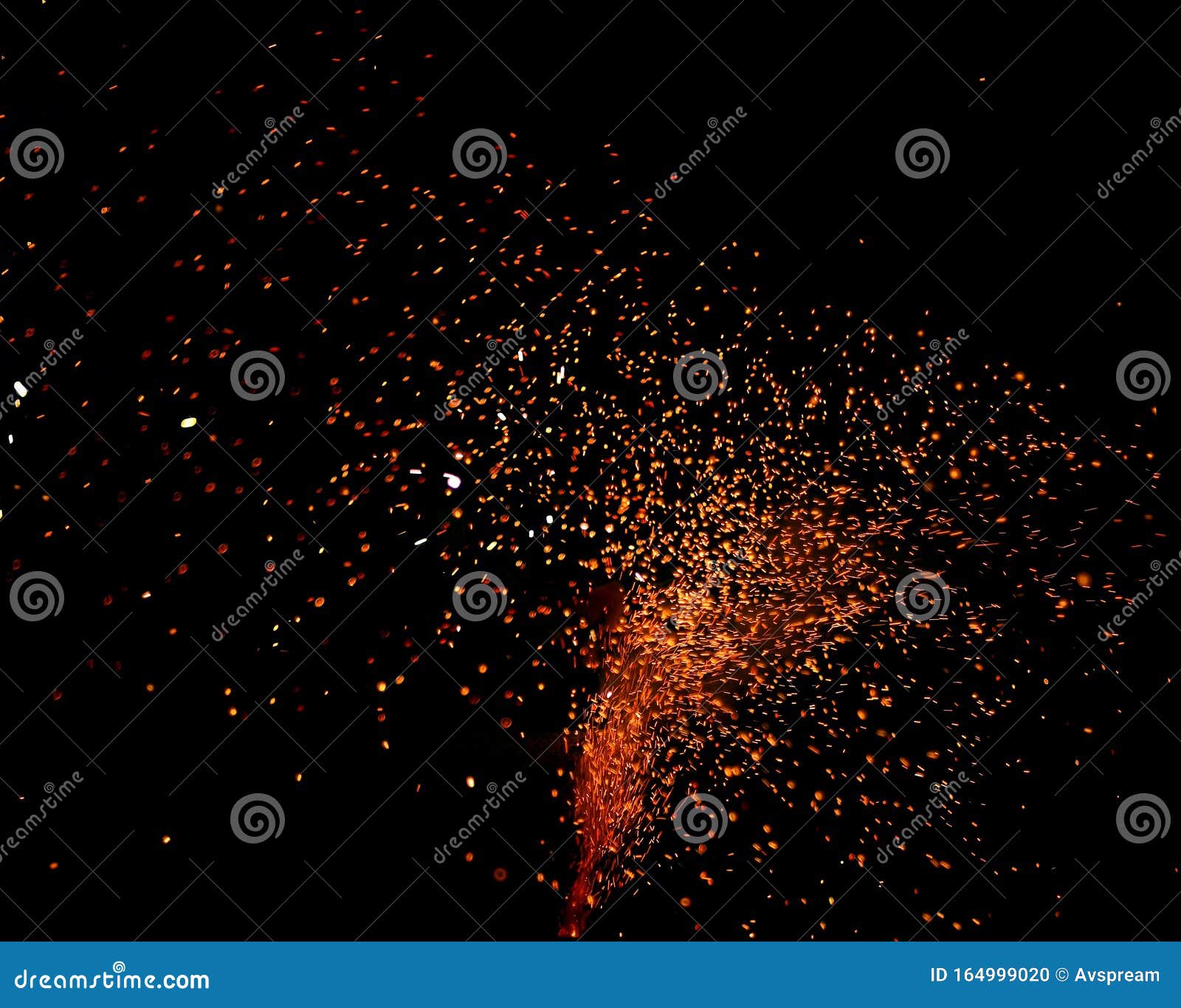 Beautiful Diwali Glowing Firecracker, Fire of Cracker Explosion on ...