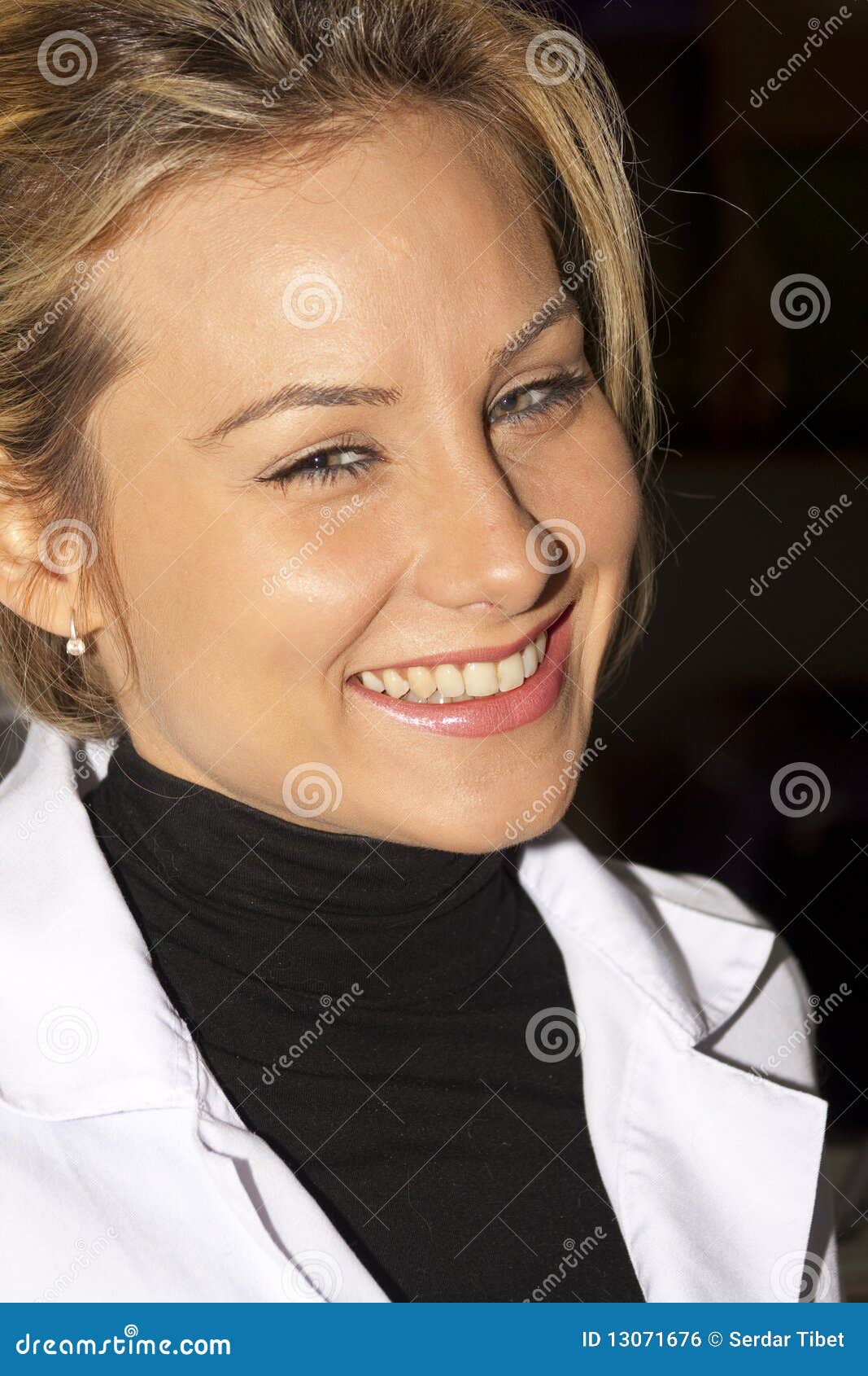 Beautiful doctor stock photo. Image of attractive, face - 13071676