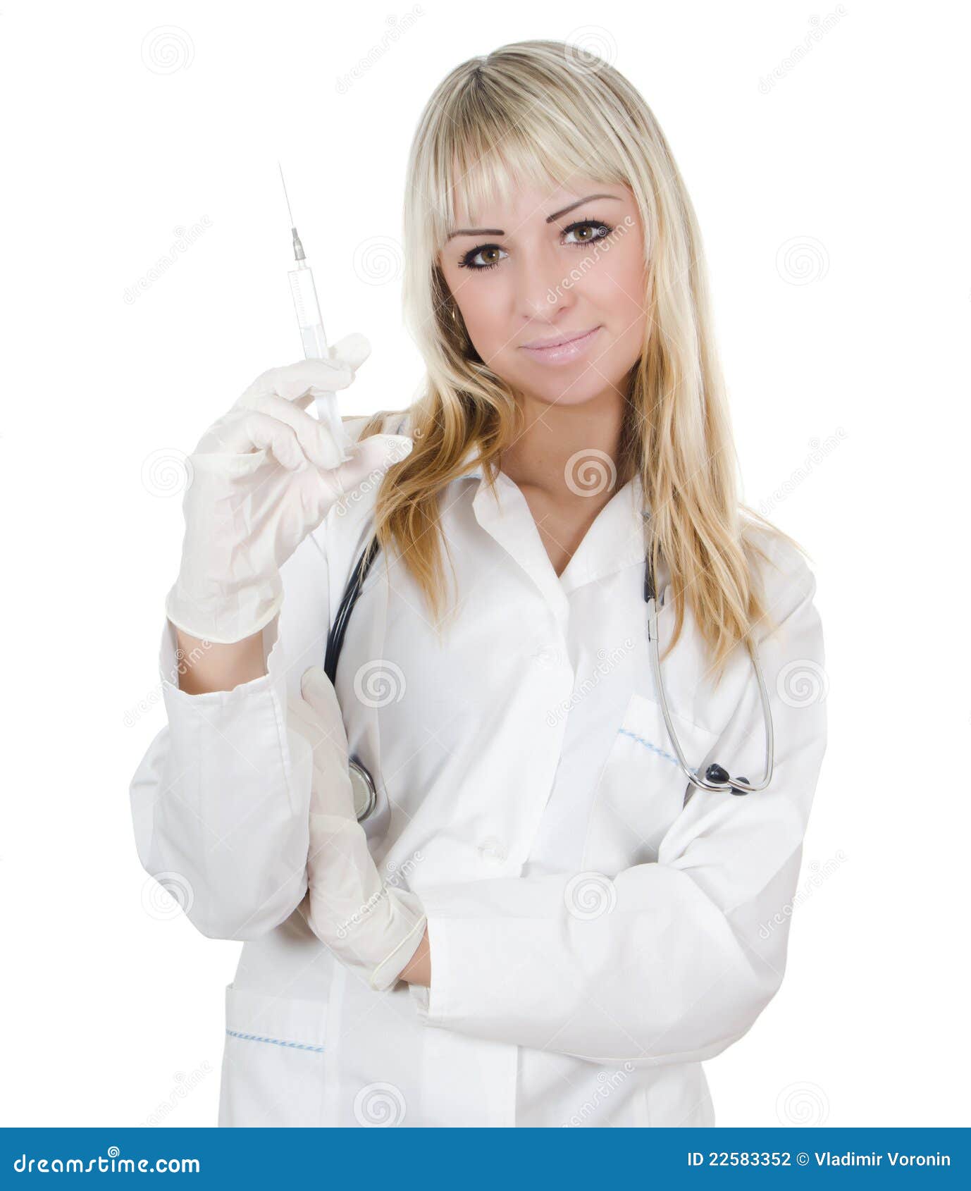 The beautiful doctor stock photo. Image of adult, happy - 22583352