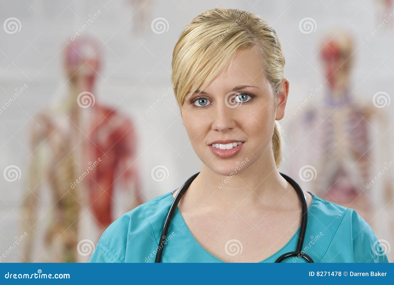 Beautiful Doctor stock photo. Image of clinic, surgeon - 8271478