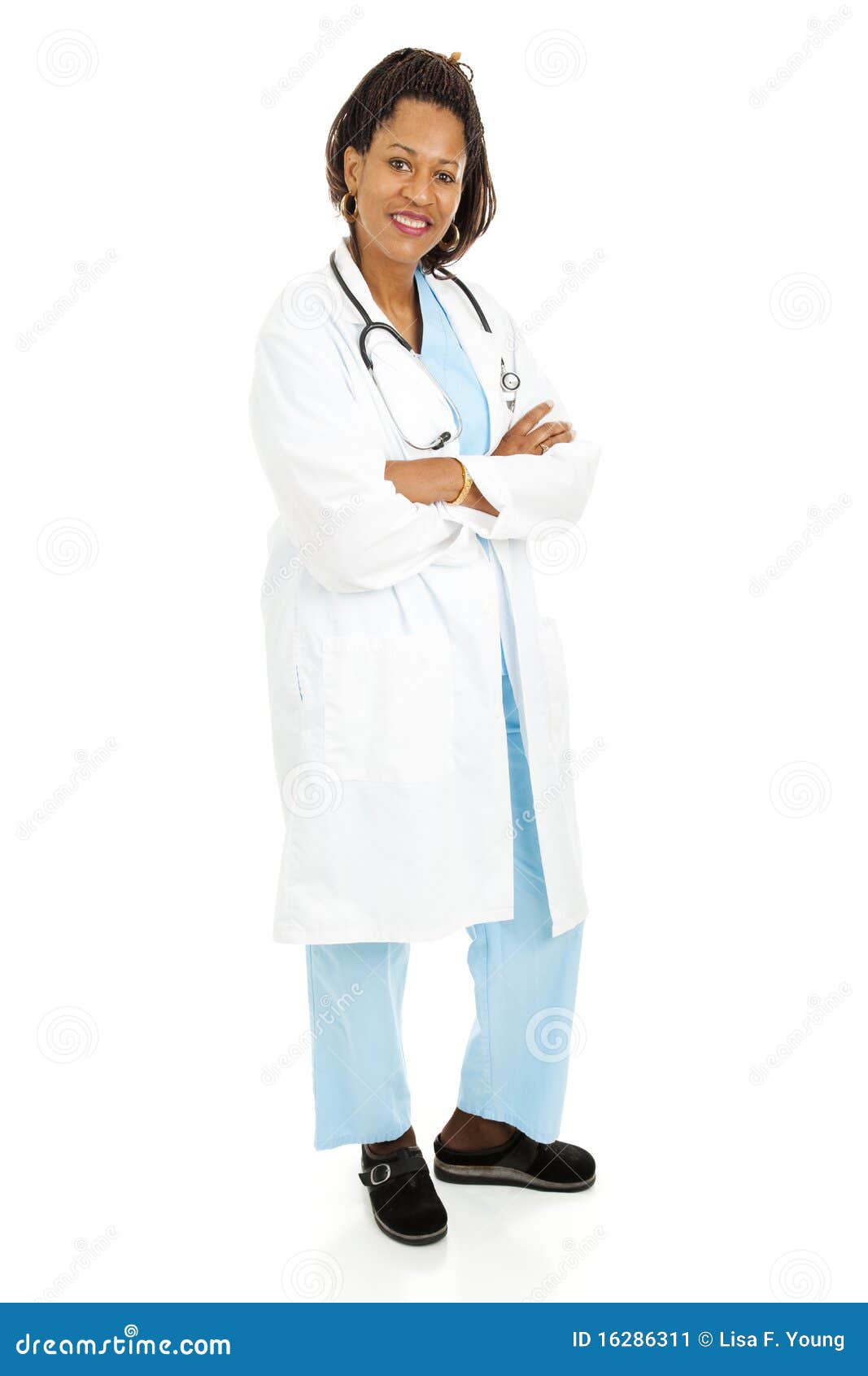 Beautiful Doctor - Full View Stock Image - Image of people, physician ...