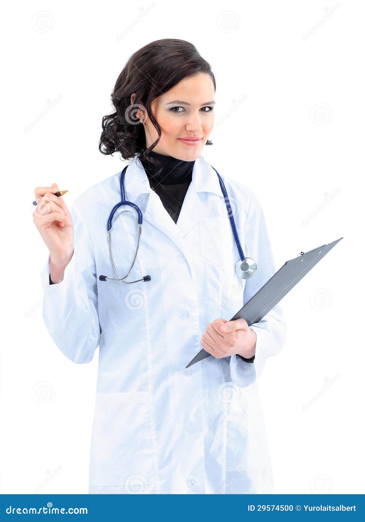 Beautiful doctor woman stock photo. Image of intern, model - 29574500