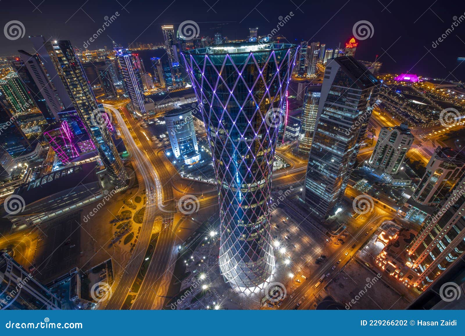 Doha Buildings and Landmark Editorial Photography - Image of capital ...