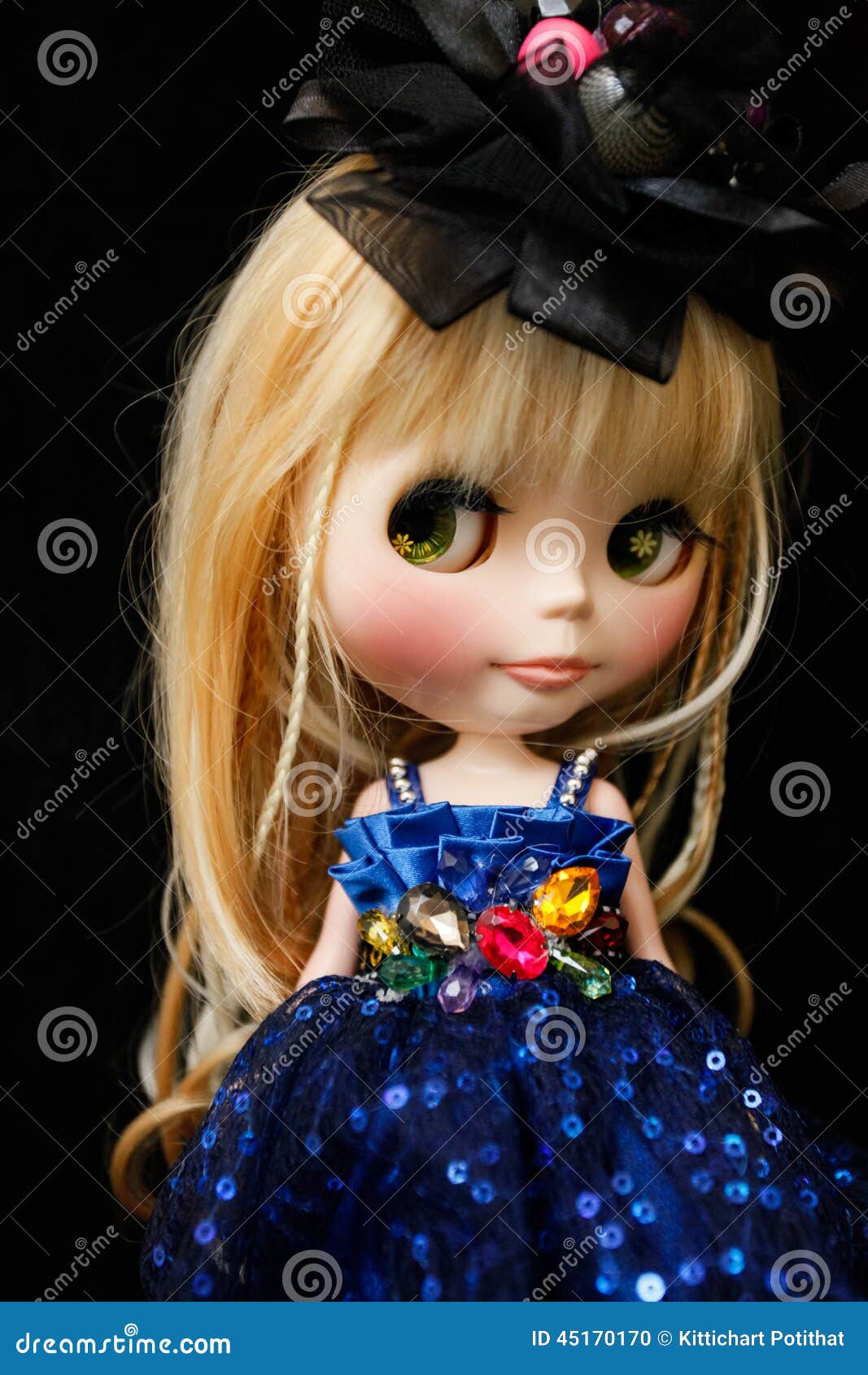 Beautiful Doll stock photo. Image of dolls, model, blue - 45170170