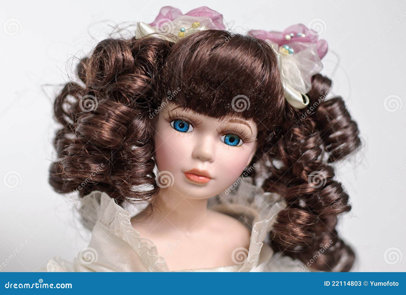 Beautiful dolls portrait stock image. Image of cute, girl - 22114803
