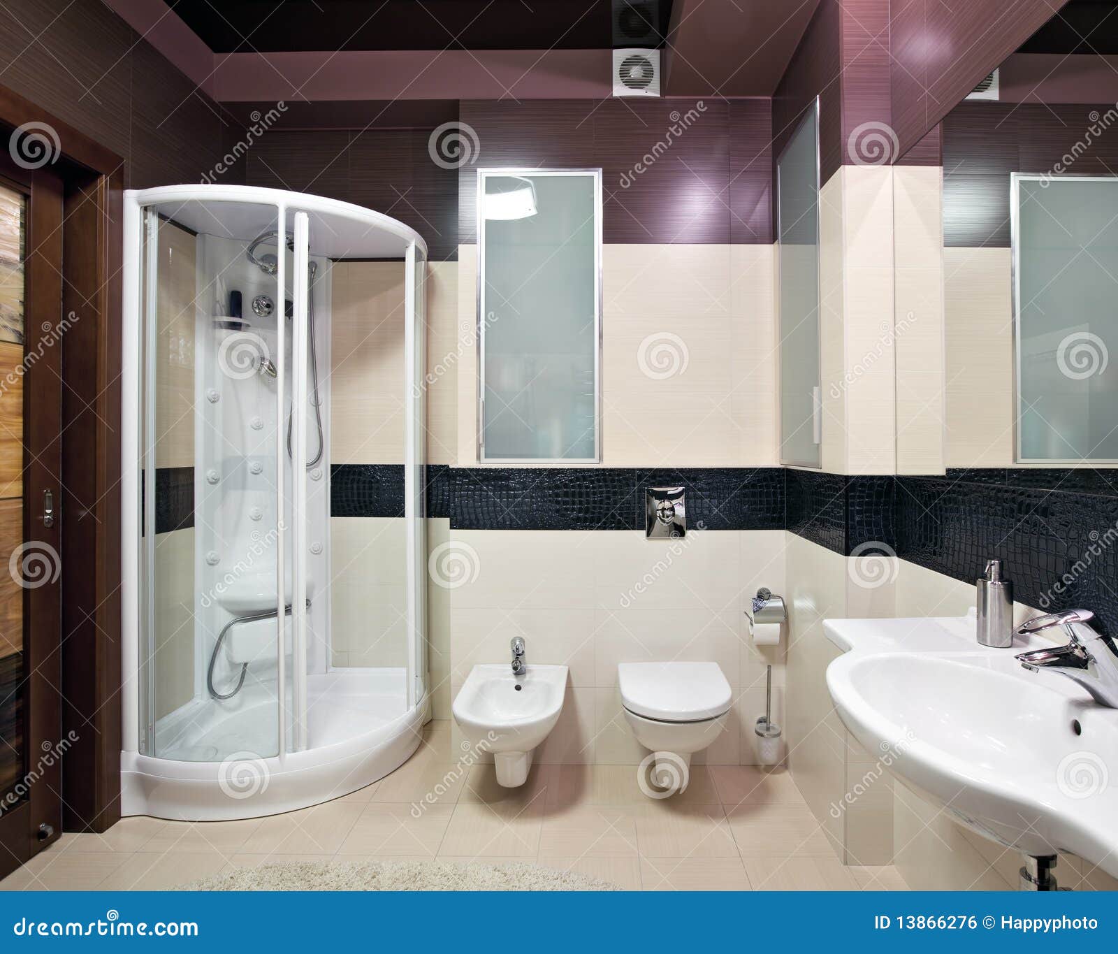 Beautiful Domestic Room Interior Stock Photo - Image of style ...