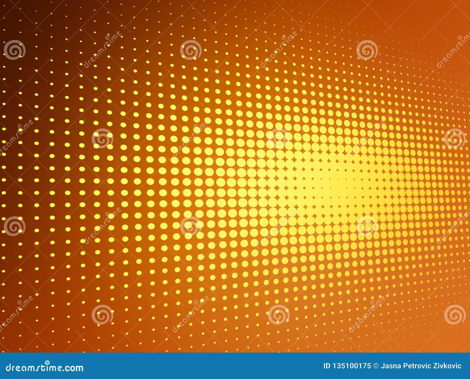 Dotted Orange Abstract Background Stock Illustration - Illustration of ...