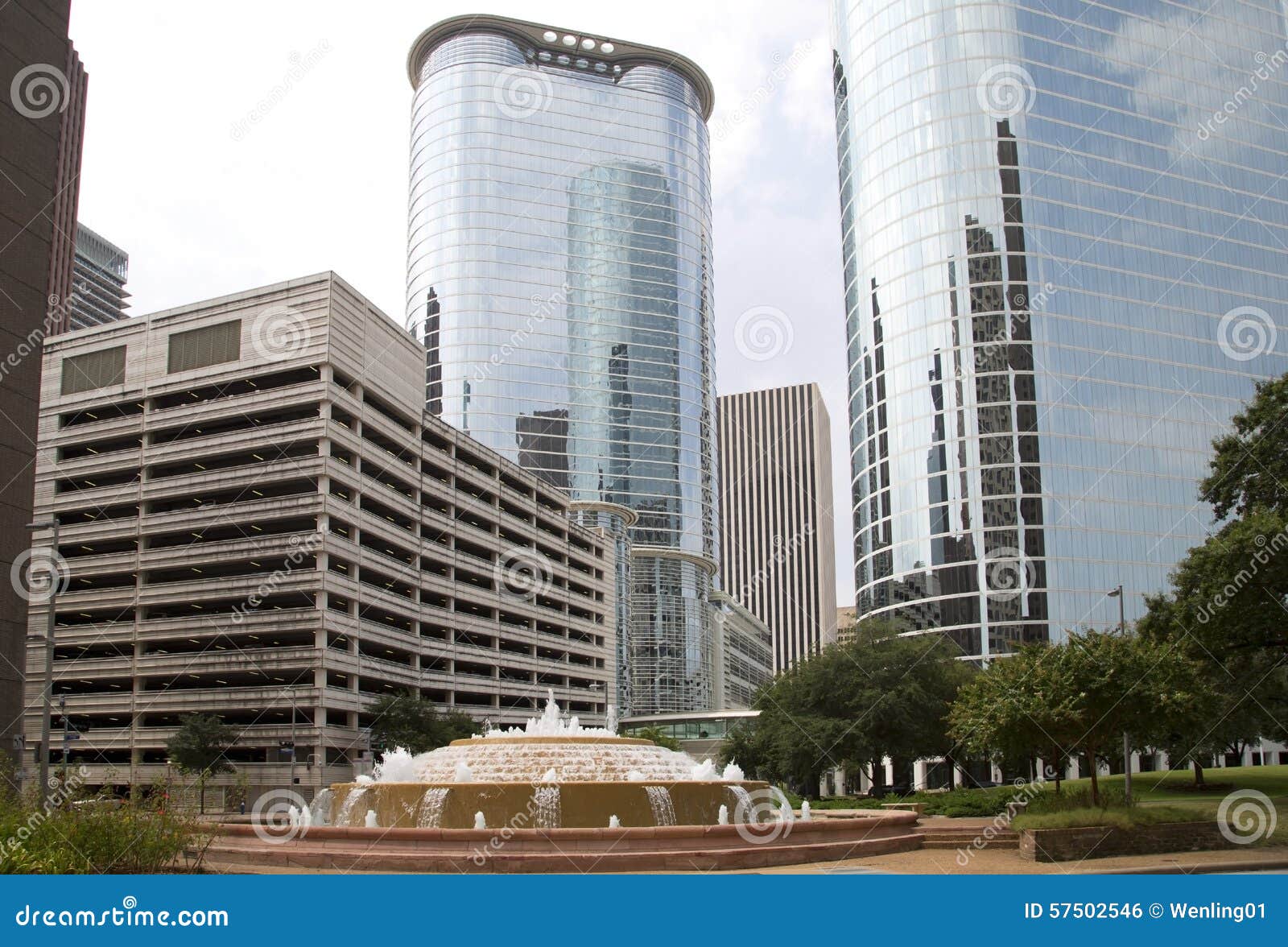 Beautiful downtown Houston stock photo. Image of city - 57502546