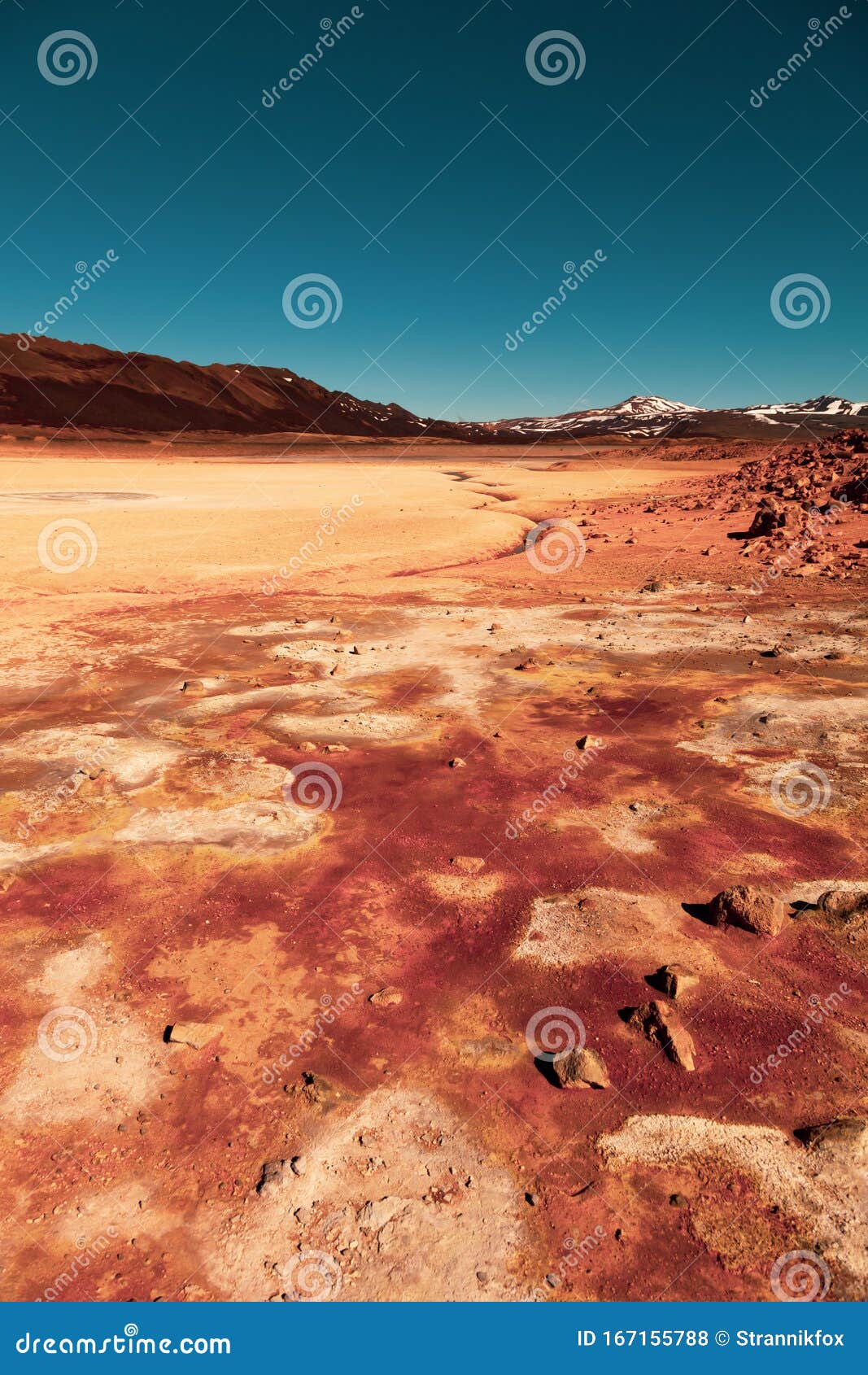 Beautiful Dramatic Multicolored Spring Landscape of Iceland Like a ...