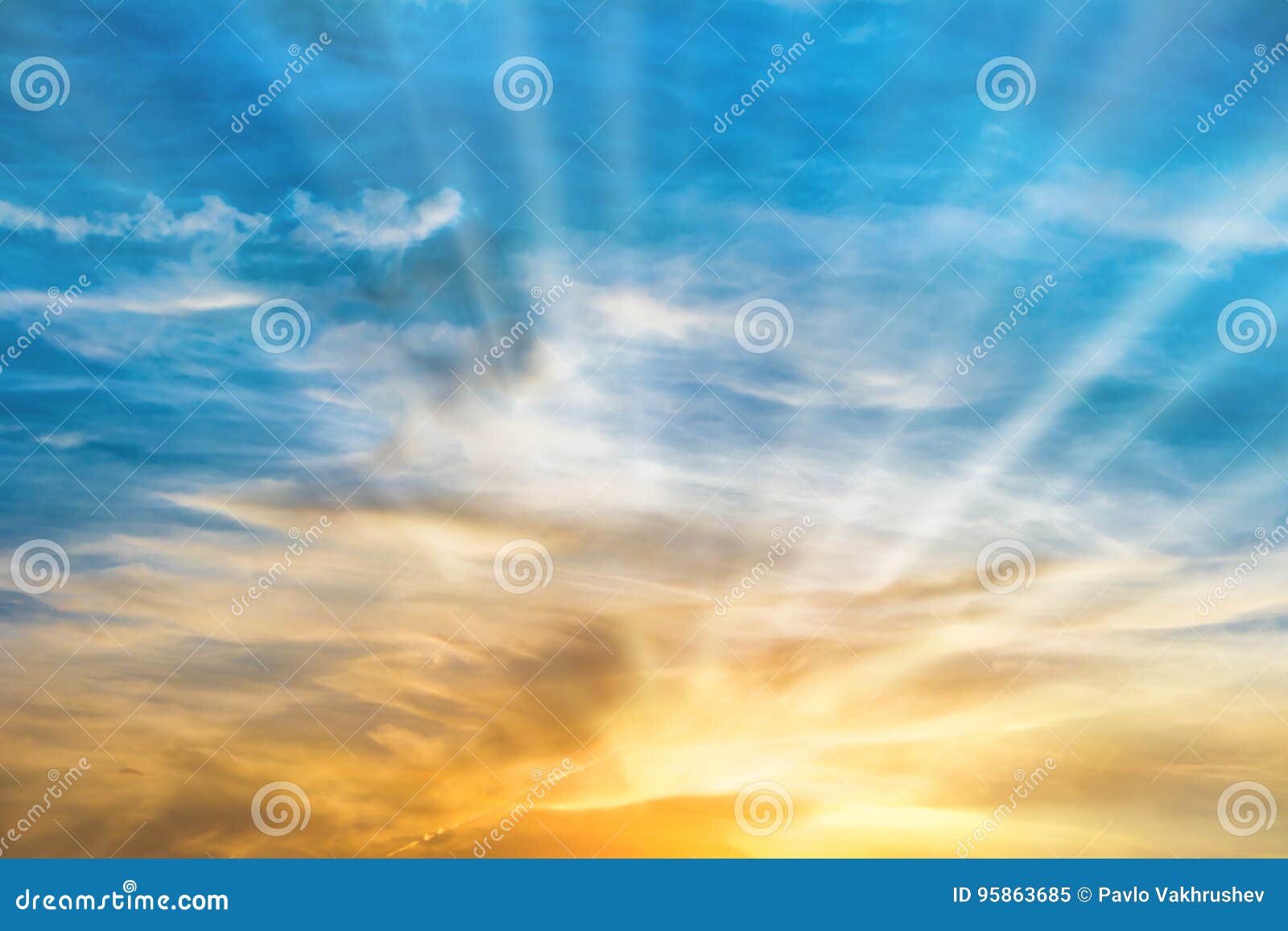 Beautiful dramatic sunset stock image. Image of bright - 95863685