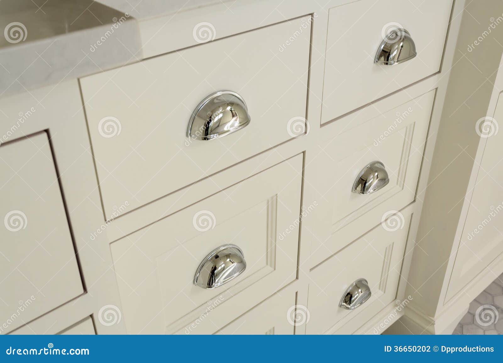 Beautiful Drawers in Upscale Master Bathroom Stock Photo - Image of ...
