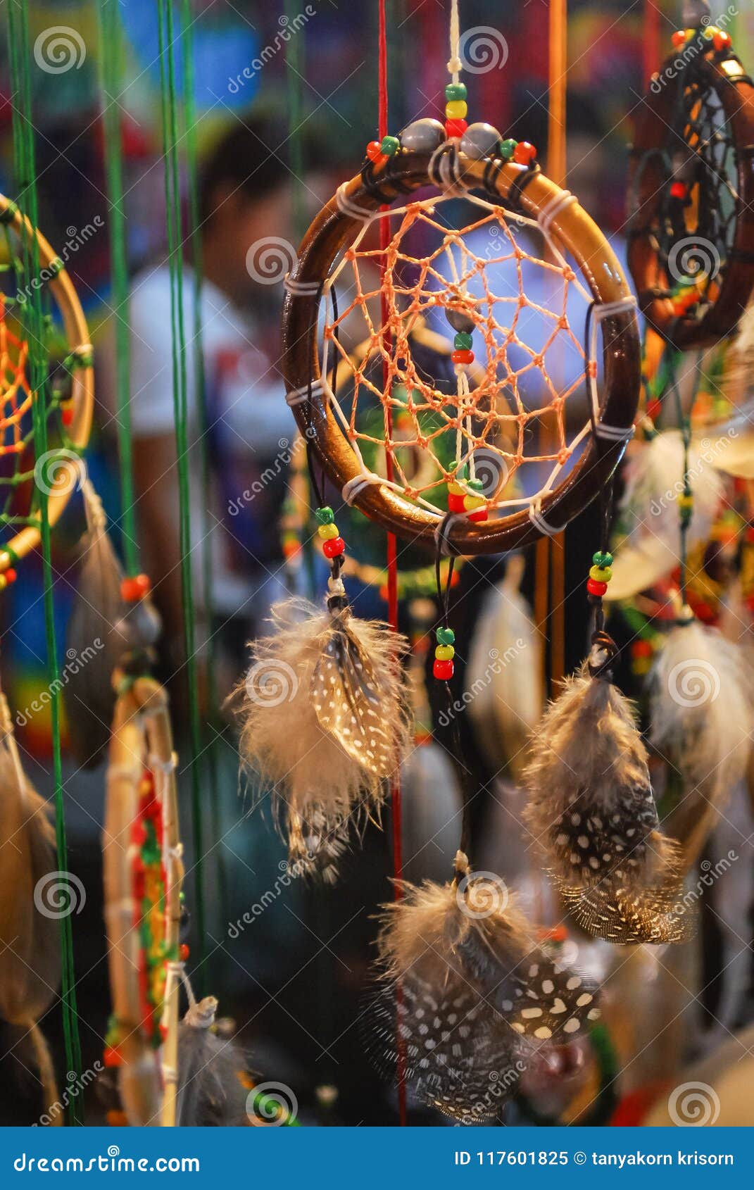 Beautiful Dream Catcher stock image. Image of dream - 117601825