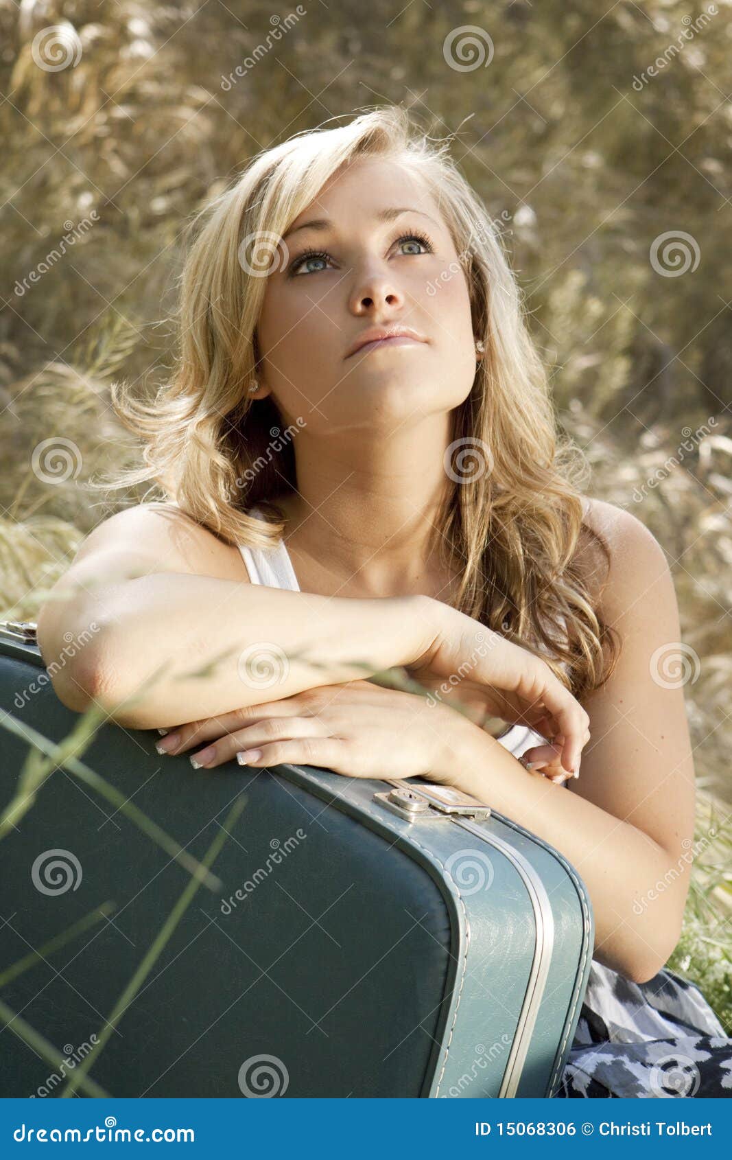 Beautiful Dreamer stock photo. Image of smile, park, gaze - 15068306